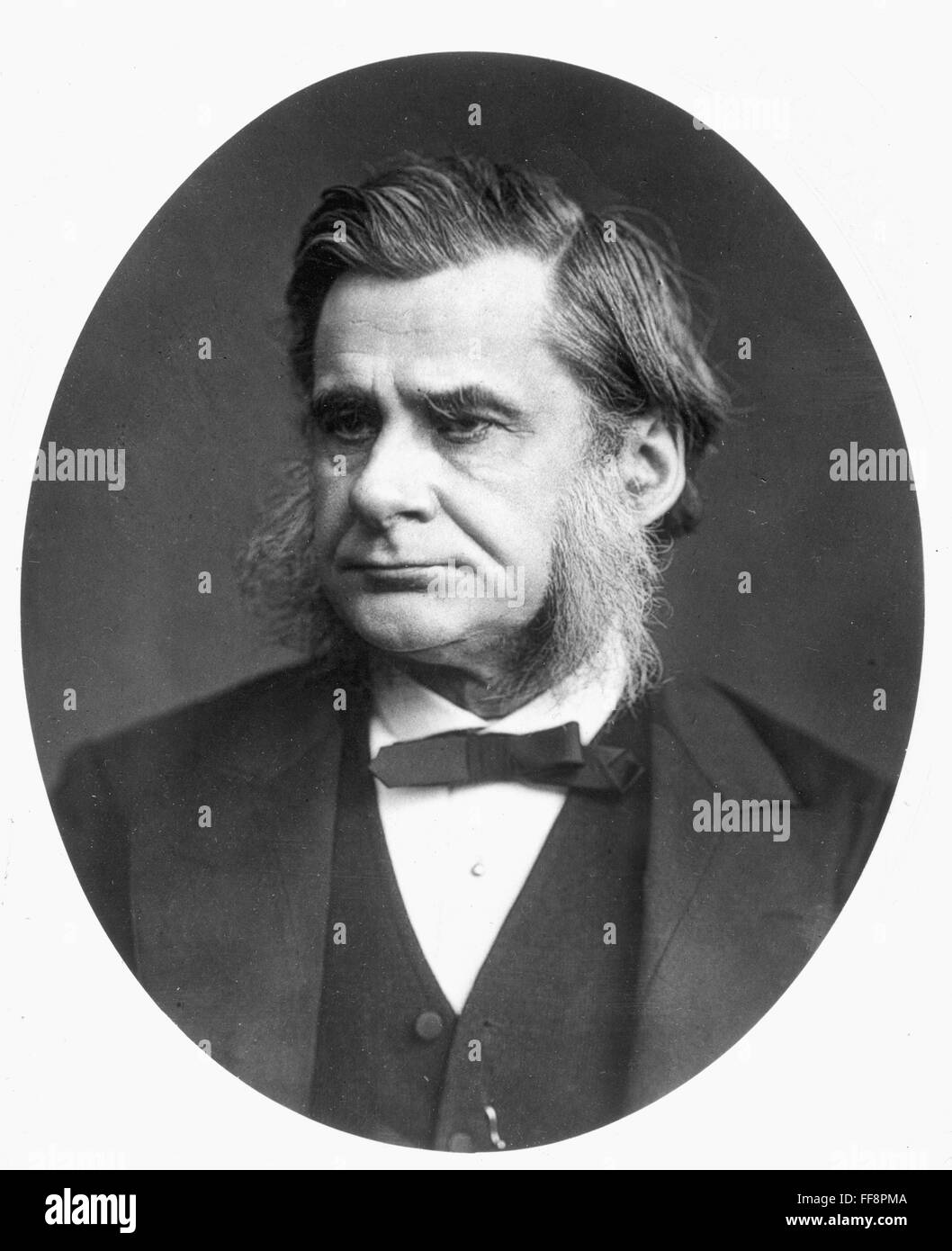 THOMAS HENRY HUXLEY /n(1825-1895). English biologist. Photographed ...