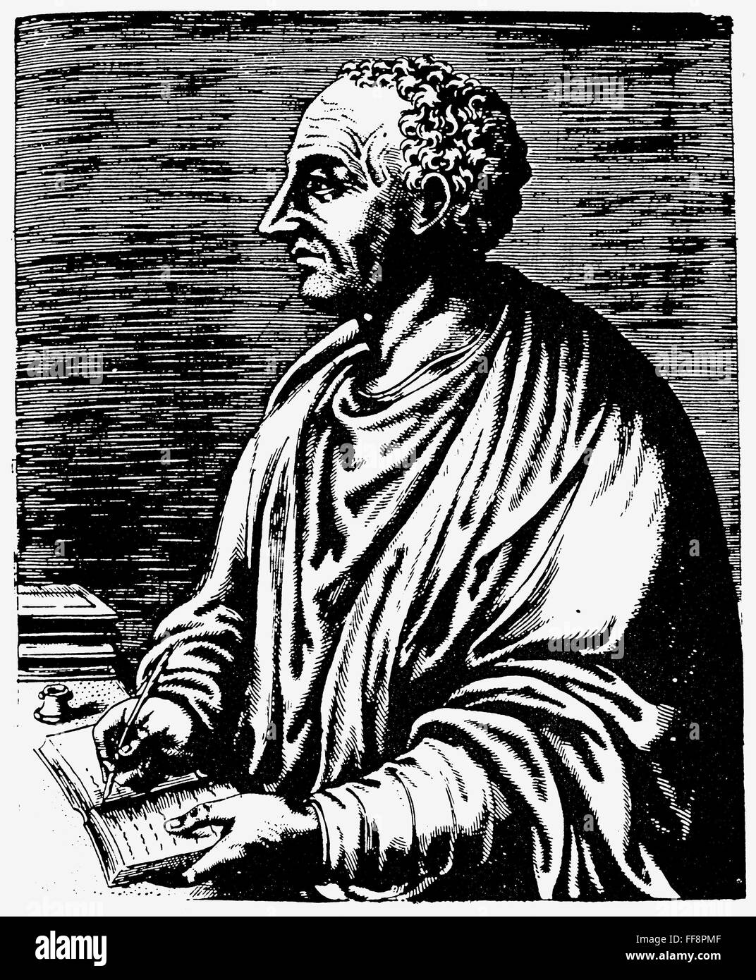 LIVY (59 B.C.-17 A.D.). /nTitus Livius. Roman historian. Copper ...