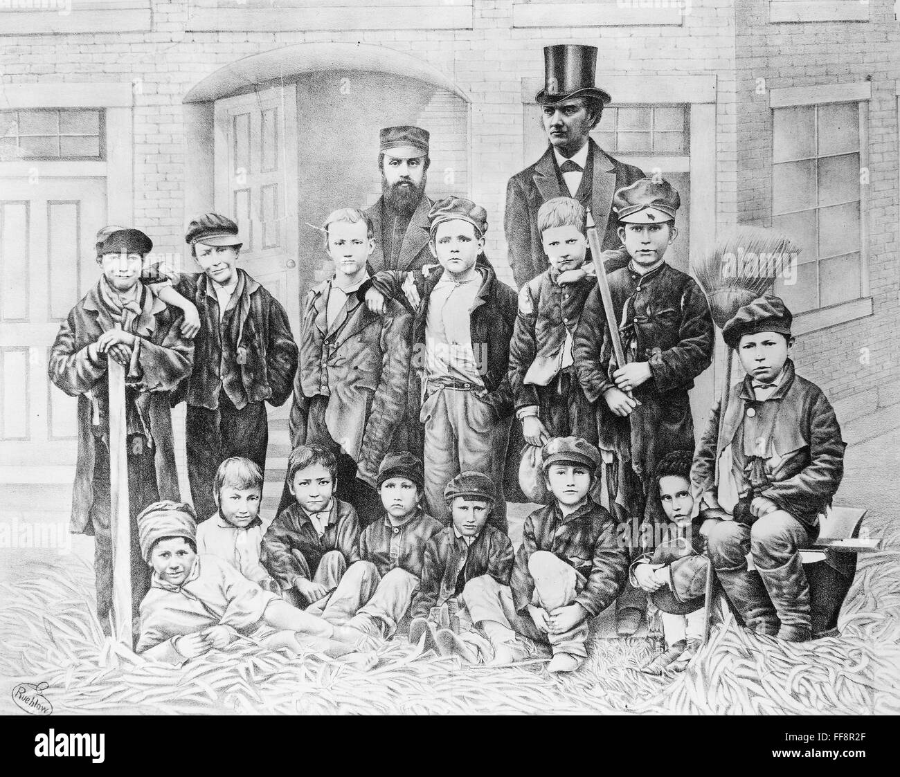 SUNDAY SCHOOL, 1875. /n'Will it pay?' Dr. Dwight Lyman Moody and John V ...