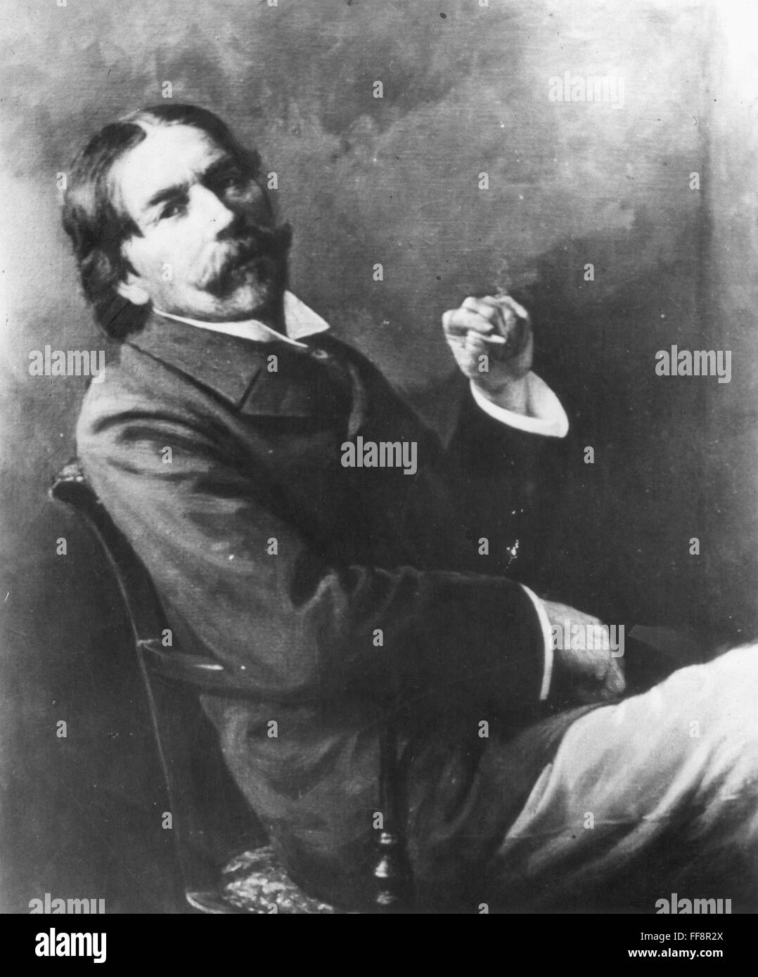 THORSTEIN VEBLEN /n(1857-1929). American economist. Oil on canvas, 1934 ...