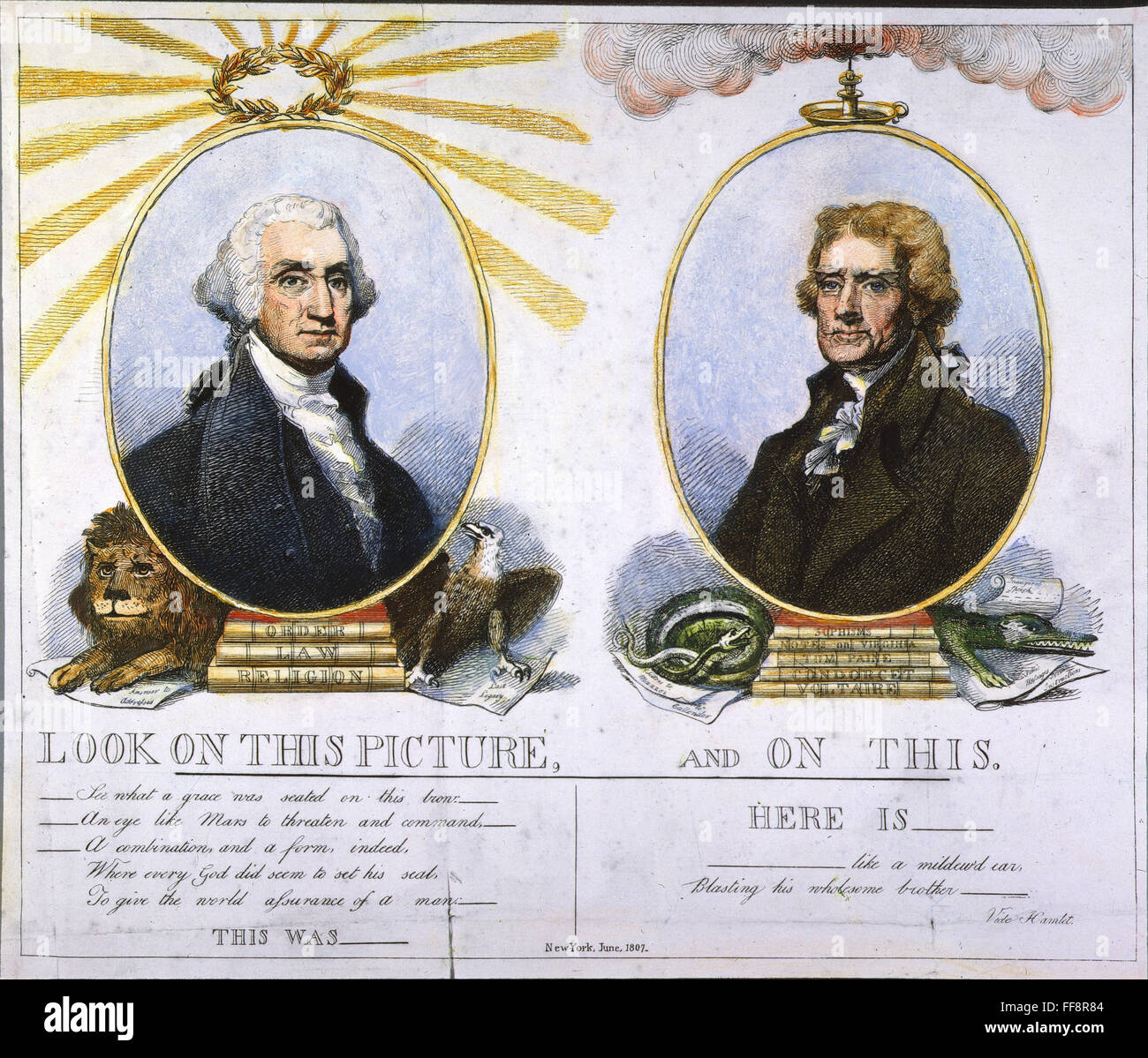 THOMAS JEFFERSON (1743-1826). /nThird President of the United States ...