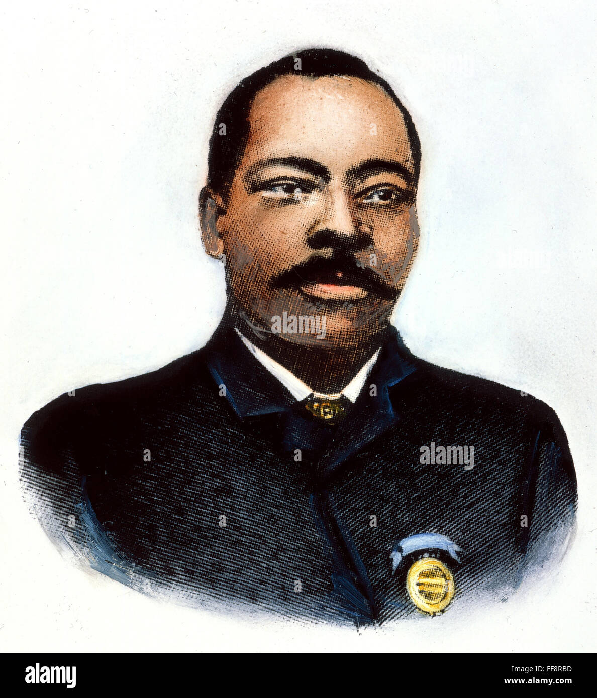 GRANVILLE T. WOODS /n(1856-1910). American inventor. Engraving, 19th ...