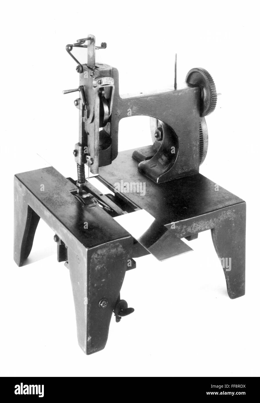 SINGER SEWING MACHINE, 1851. /nOne of I.M. Singer's first sewing ...
