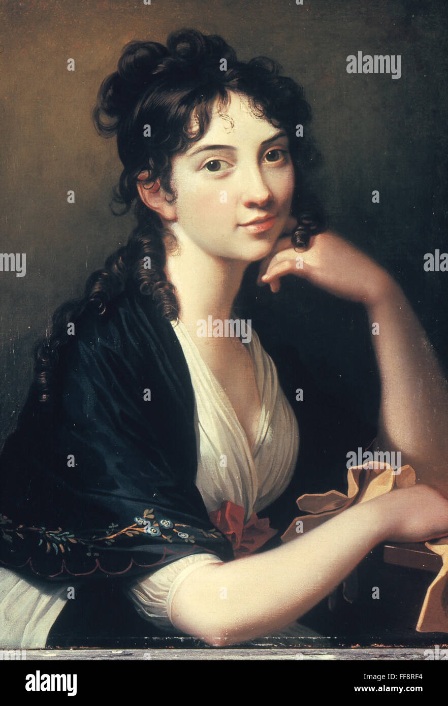 JUEL: THOMASINE, c1790. /nPortrait of Thomasine Gyllembourg (1773-1856 ...