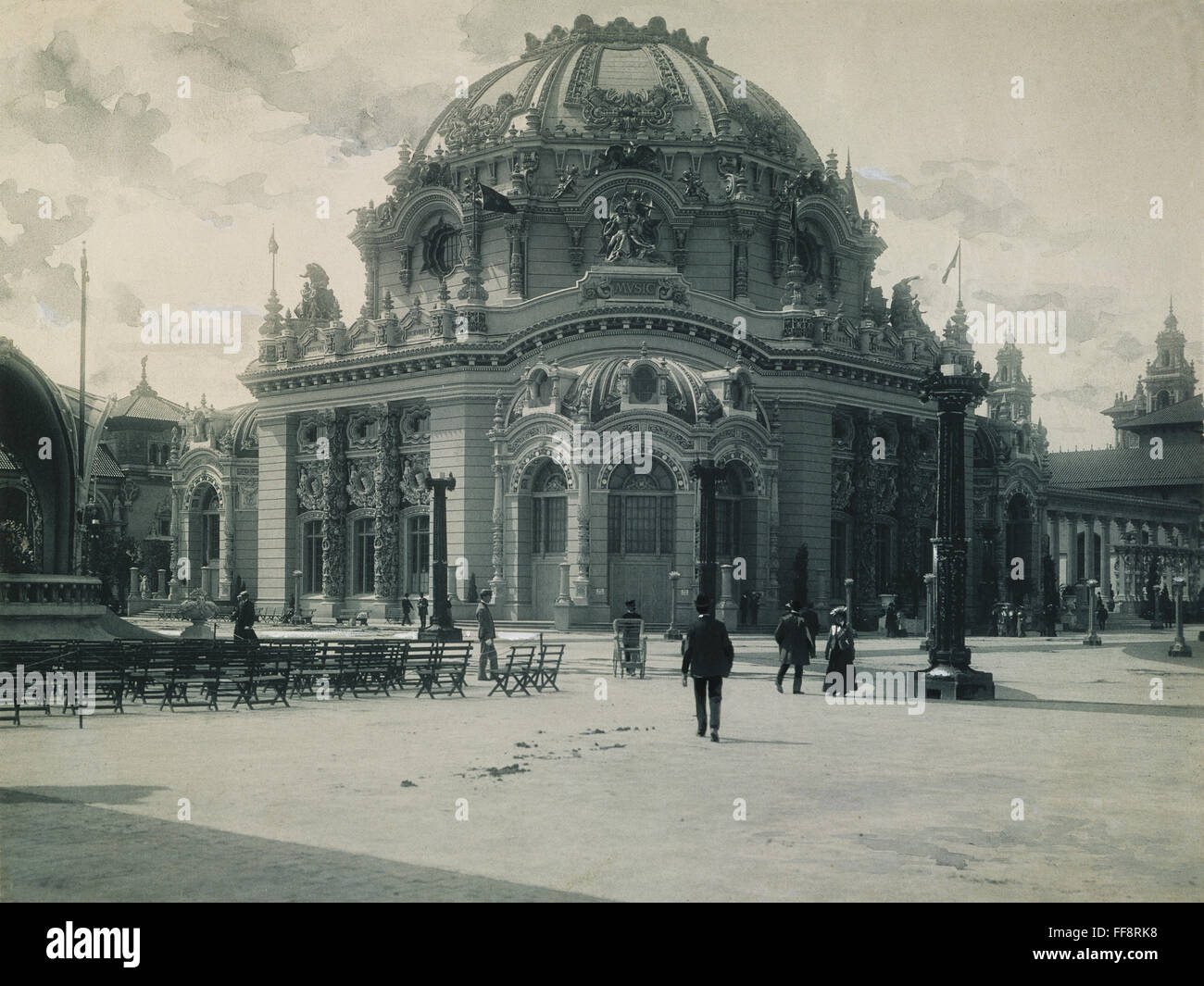 PAN-AMERICAN EXPO, 1901. /nThe Temple of Music at the Pan-American ...