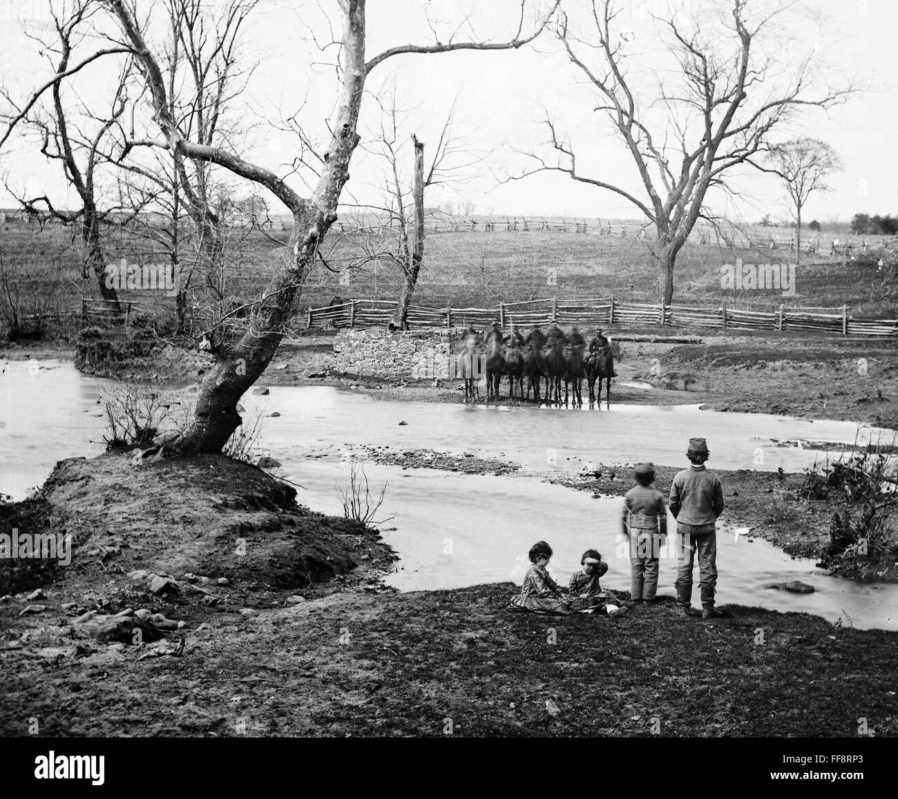 FEDERAL CAVALRY, 1861. /nFirst Battle of Bull Run with the Federal ...