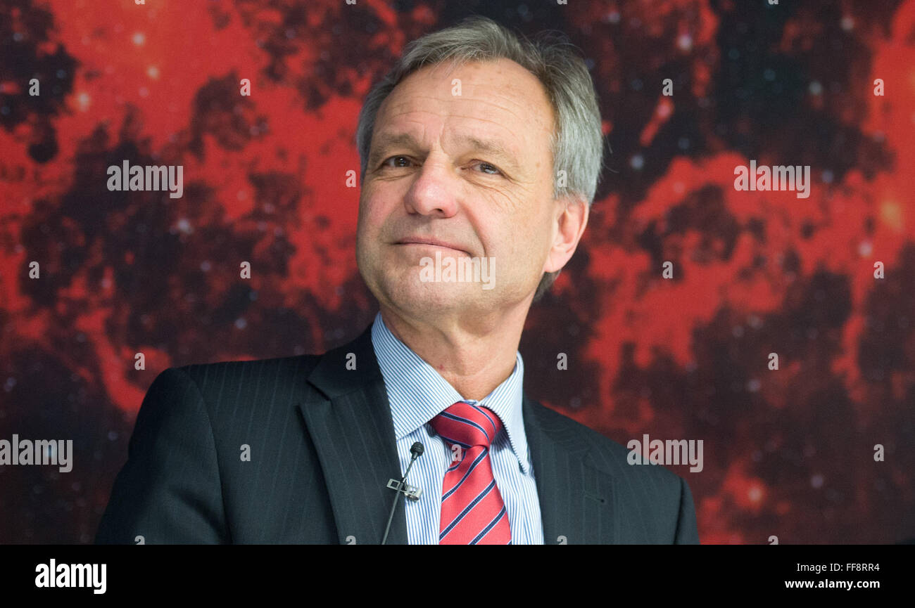 Hanover, Germany. 11th Feb, 2016. Professor Karsten Danzmann, director ...