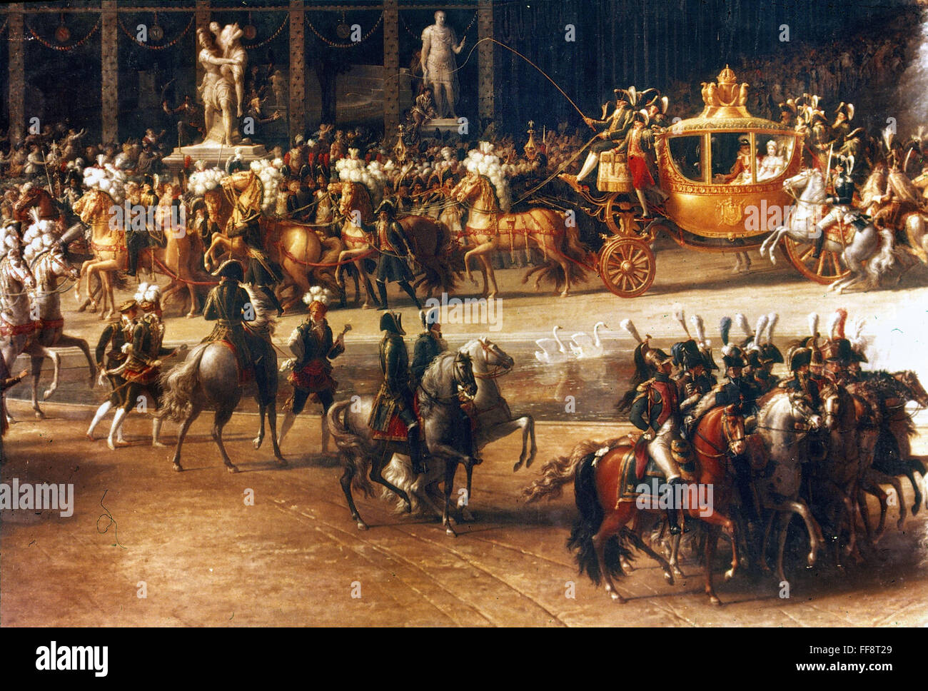 MARRIAGE OF NAPOLEON I. /nNapoleon and Marie Louise entering the ...