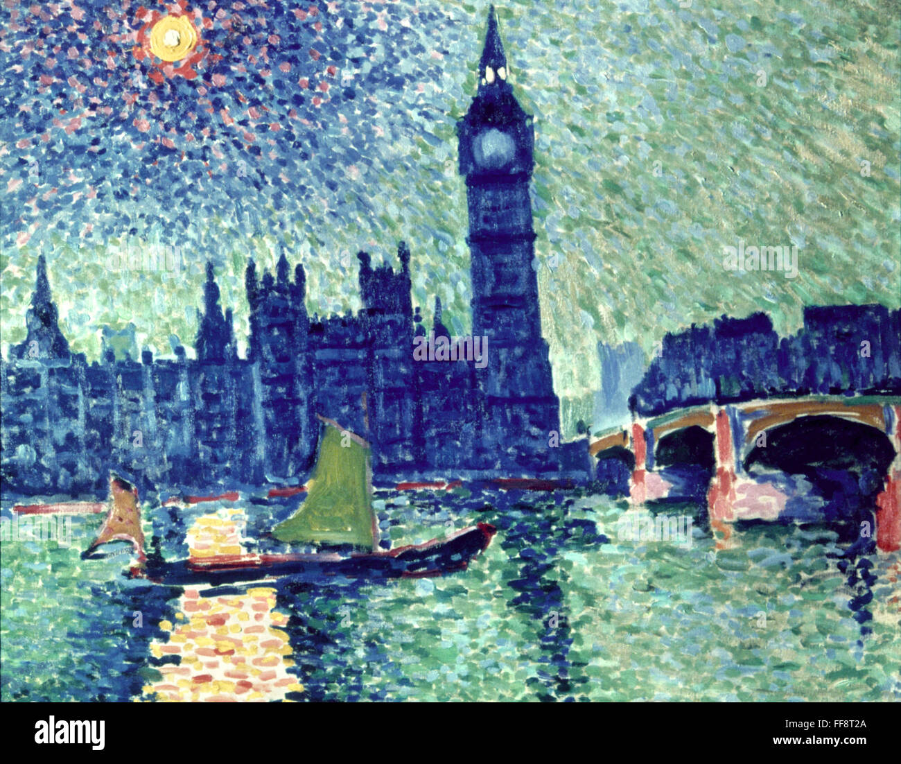 DERAIN: BIG BEN, 1906. /nBig Ben, London. Oil on canvas by AndrΘ Derain ...