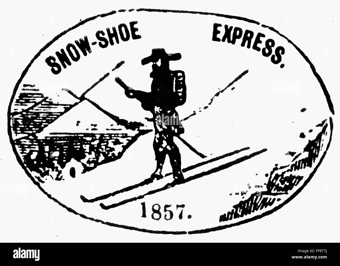 JOHN A. THOMPSON /n(1827-1876). American mail carrier, known as ...