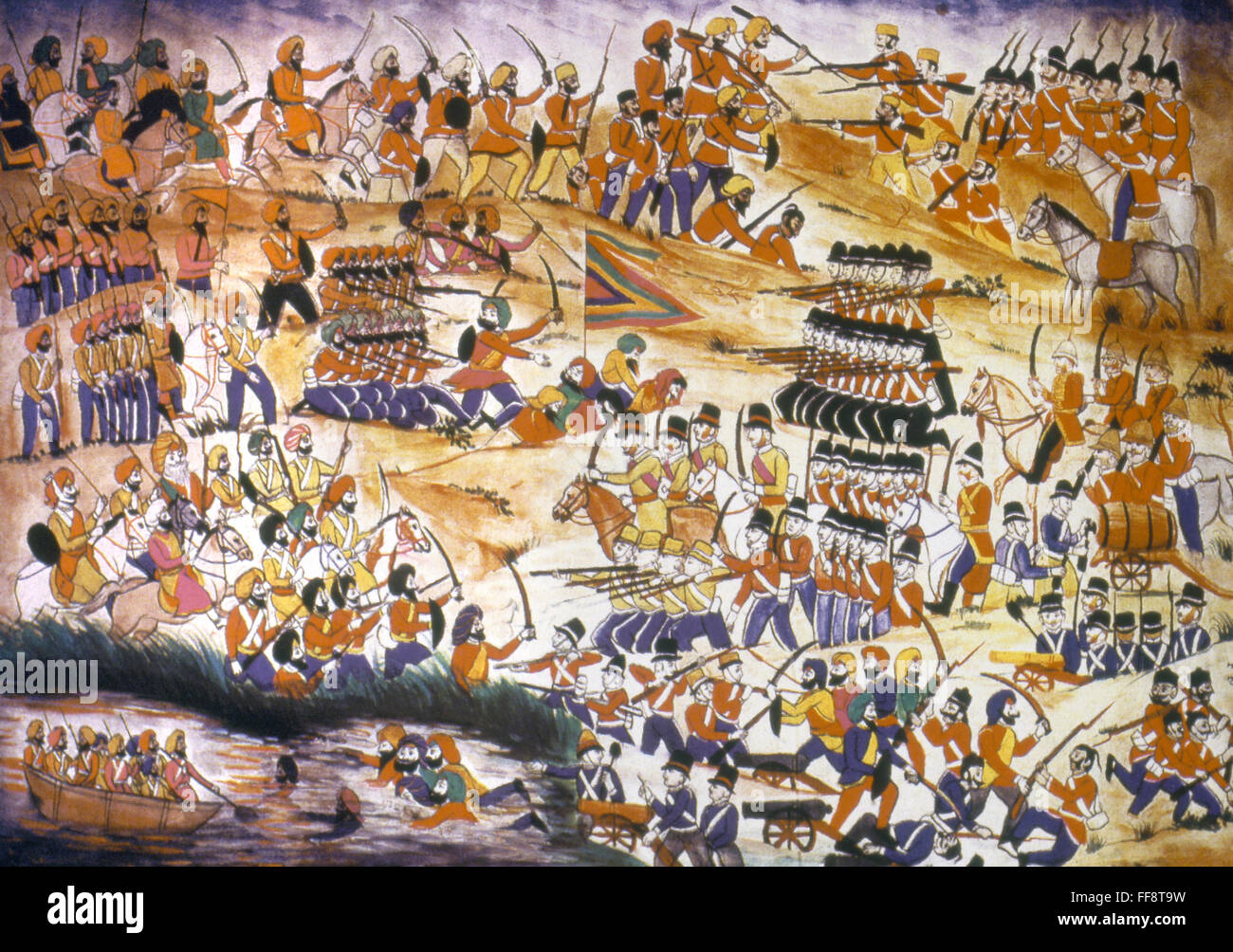 INDIA: THE SEPOY REBELLION, /n1857-58: contemporary illustration by an ...