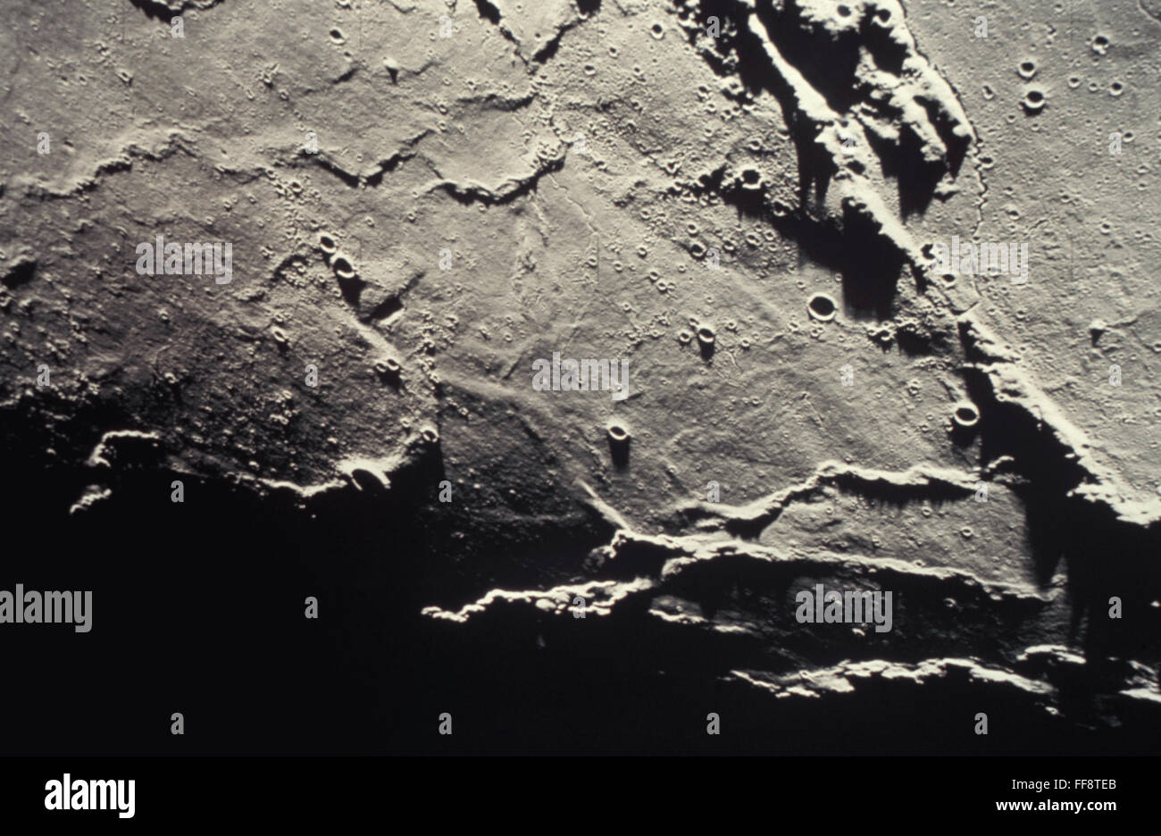 APOLLO 15: MOON VIEW /nof northwest margin of Aristarchus Plateau from ...