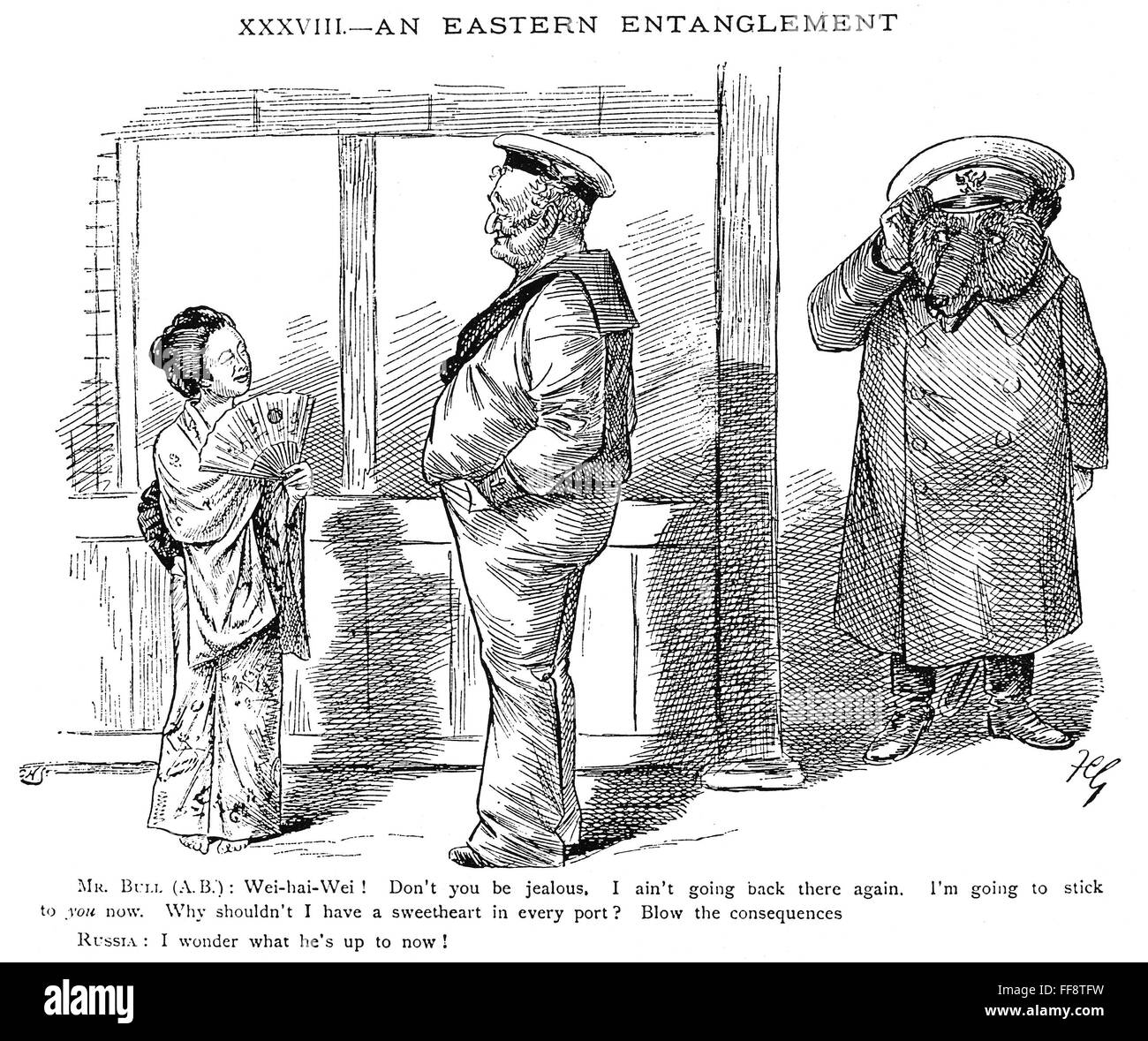ANGLO-JAPANESE TREATY, 1902. /n'An Eastern Entanglement.' English ...