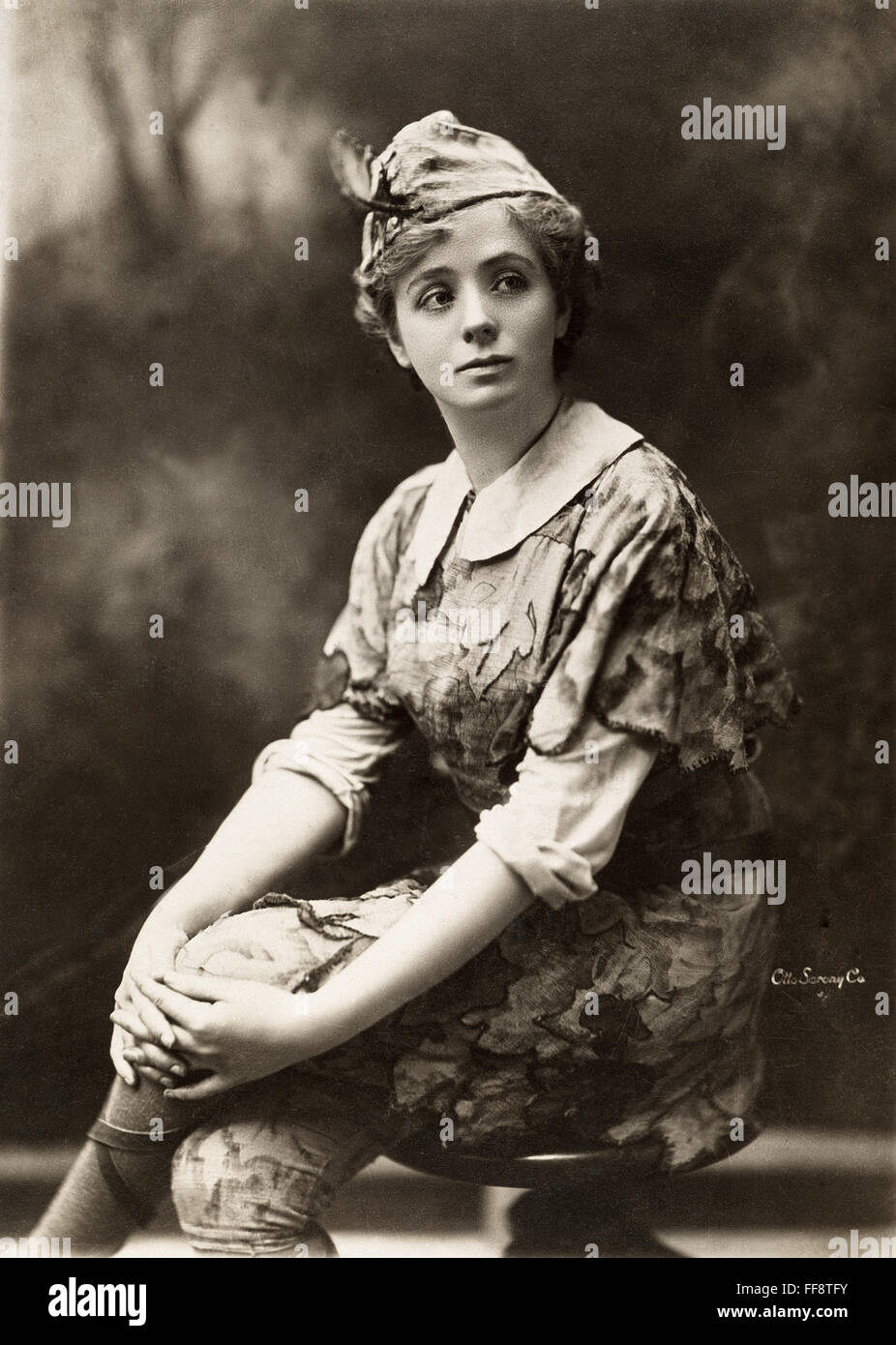 MAUDE ADAMS (1872-1953). /nAmerican actress. Photographed in the role of Peter Pan, 1906 Stock ...