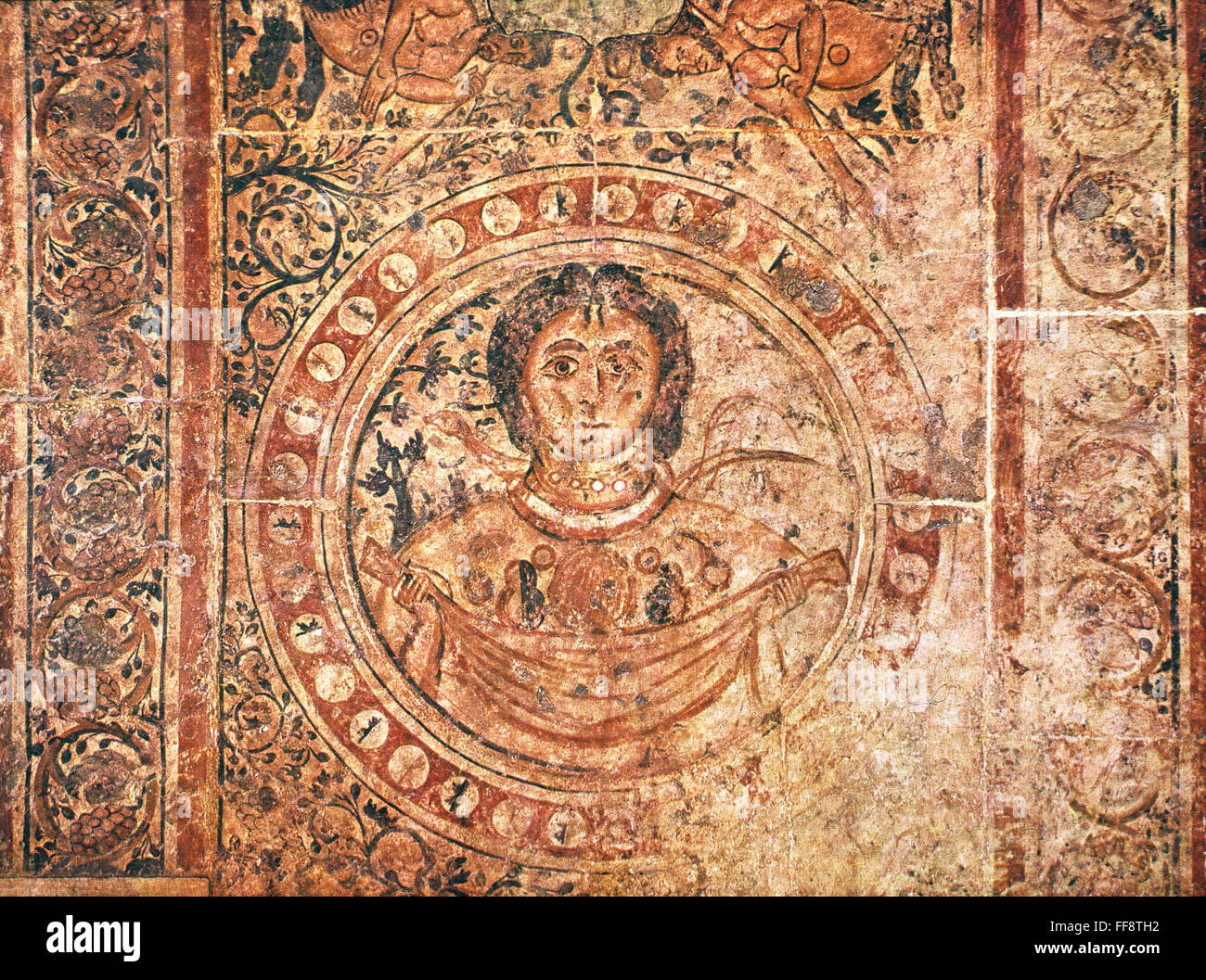 EARTH GODDESS GAEA, c730. /nThe Earth goddess, Gaea (Ge), mate of the ...