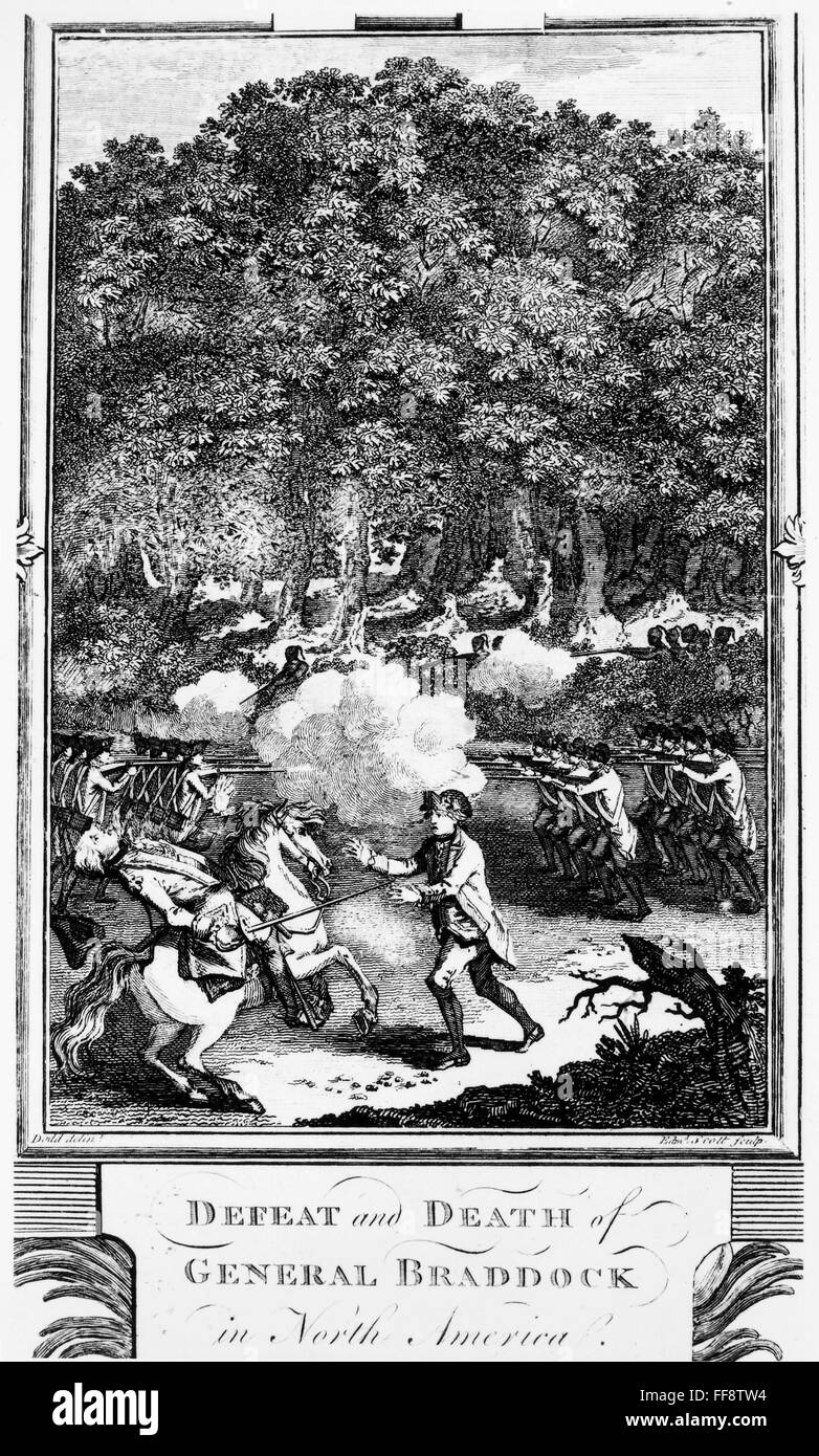 BRADDOCK: FORT DUQUESNE. /nGeneral Edward Braddock's defeat and death ...