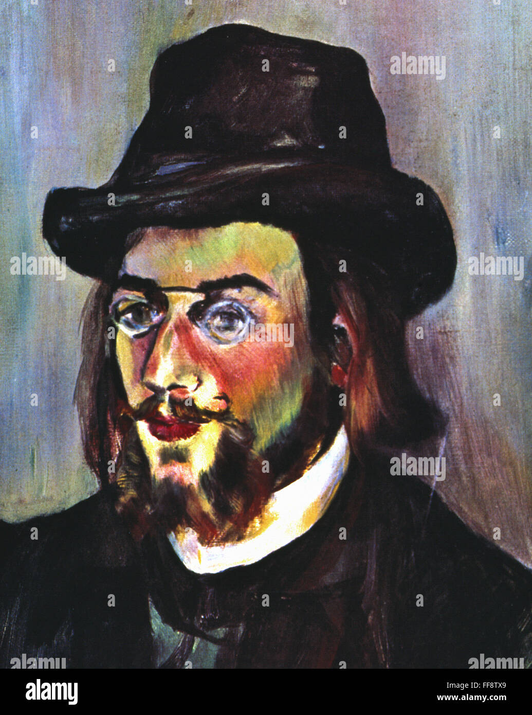 ERIK SATIE (1866-1925). /nFrench composer. Oil on canvas, 1893, by ...