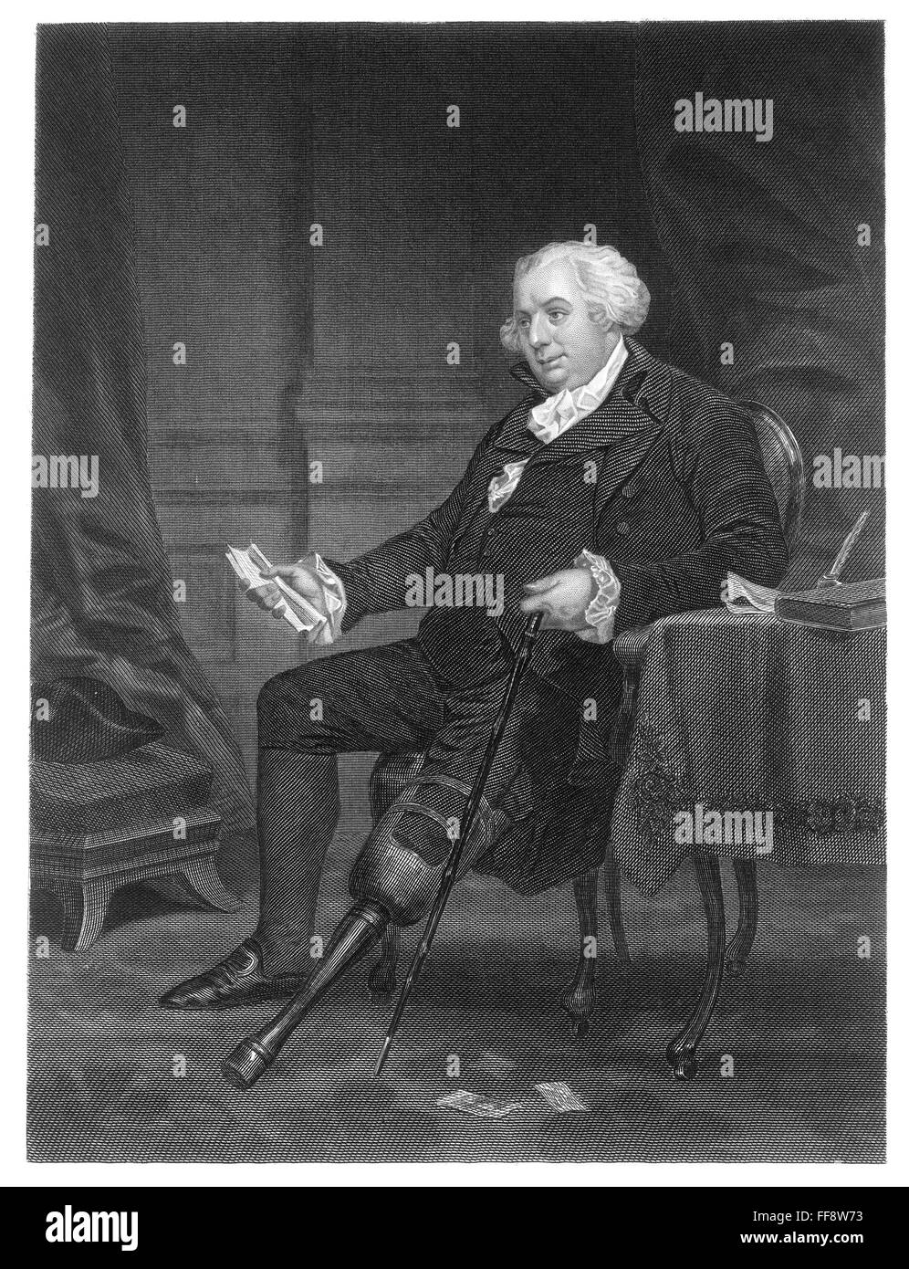 GOUVERNEUR MORRIS /n(1752-1816). American statesman and diplomat. Steel ...