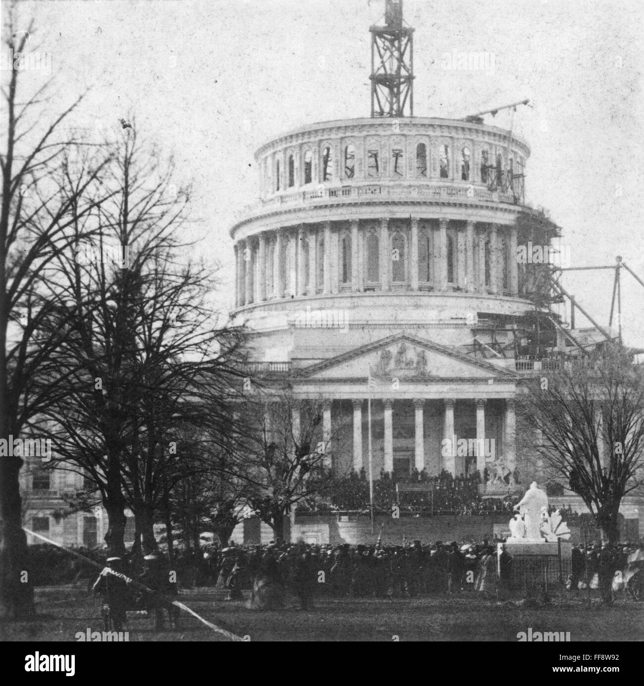 LINCOLN INAUGURATION, 1861. /nThe inauguration of Abraham Lincoln as ...
