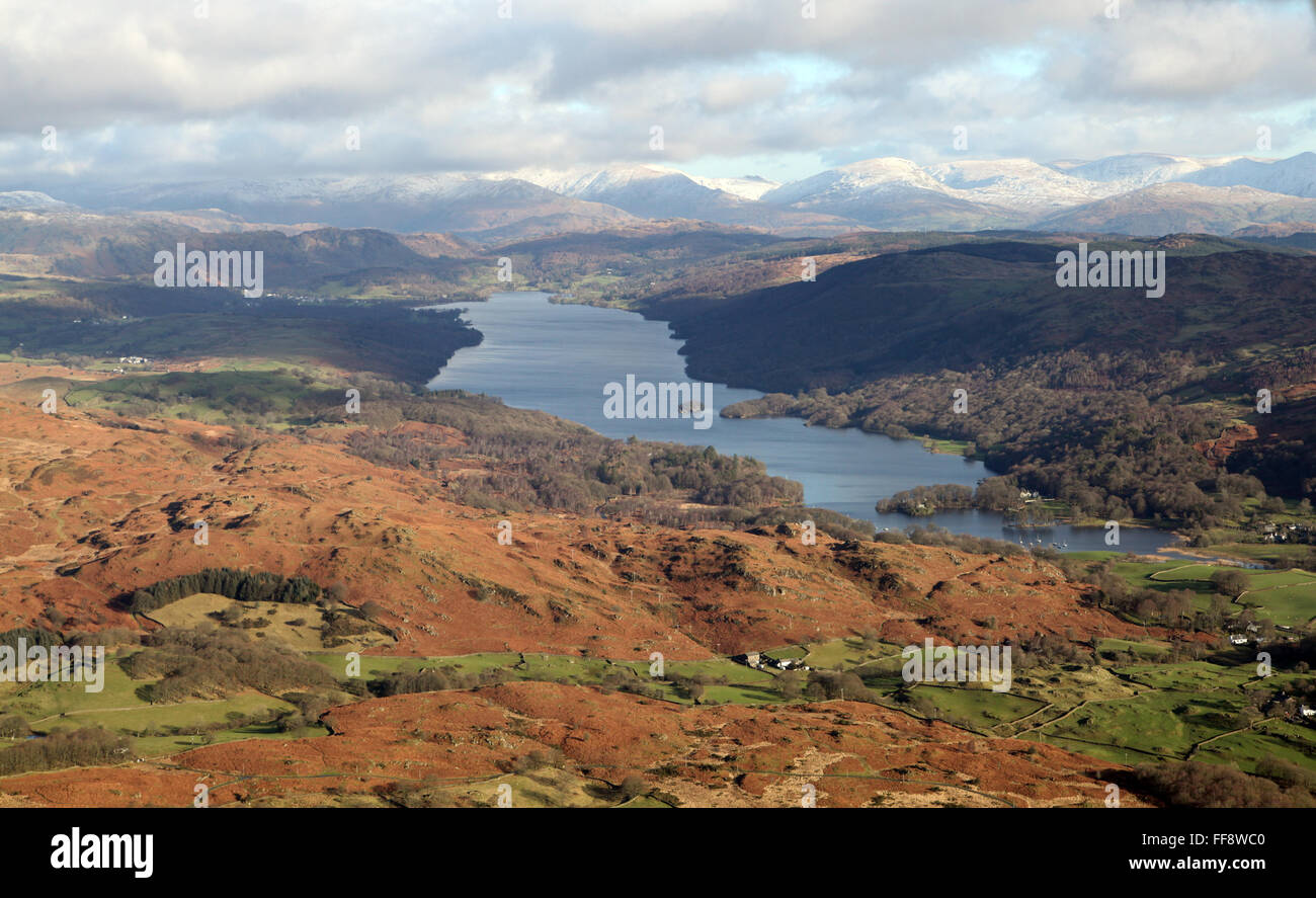 Coniston water aerial hi-res stock photography and images - Alamy