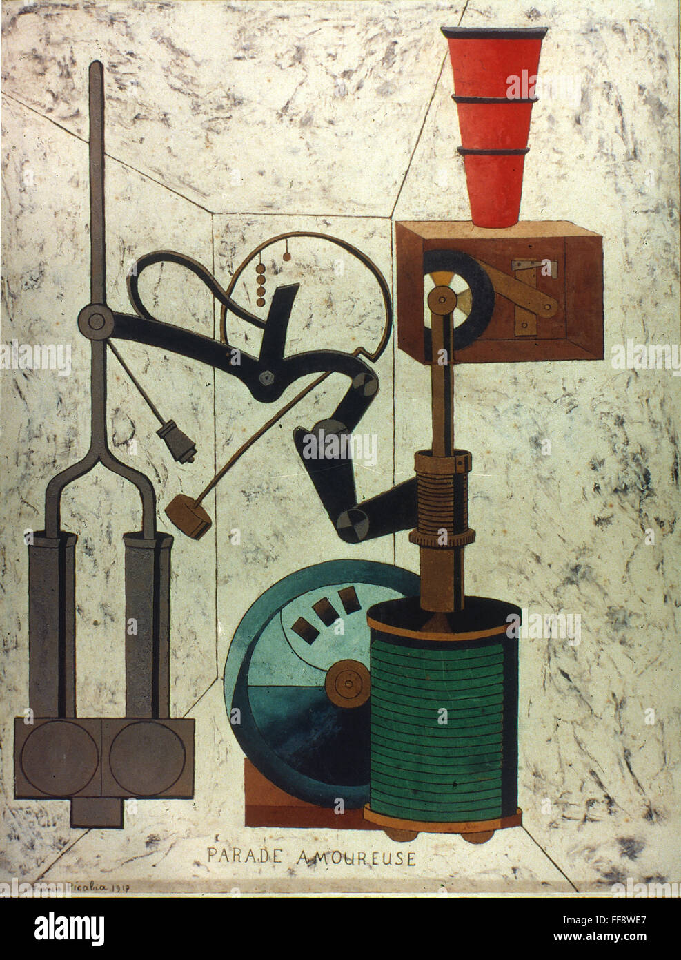 PICABIA: PARADE. /nParade amoureuse; oil on canvas, 1917, by Francis ...