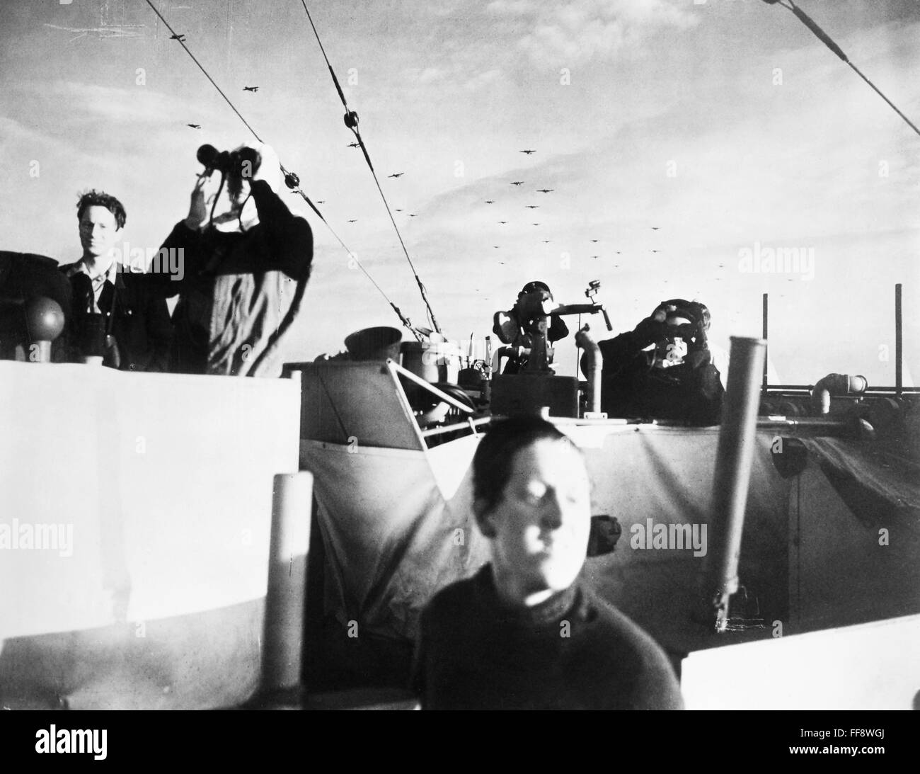 WORLD WAR II: D-DAY, 1944. /nThe British destroyer H.M.S. Holmes ...