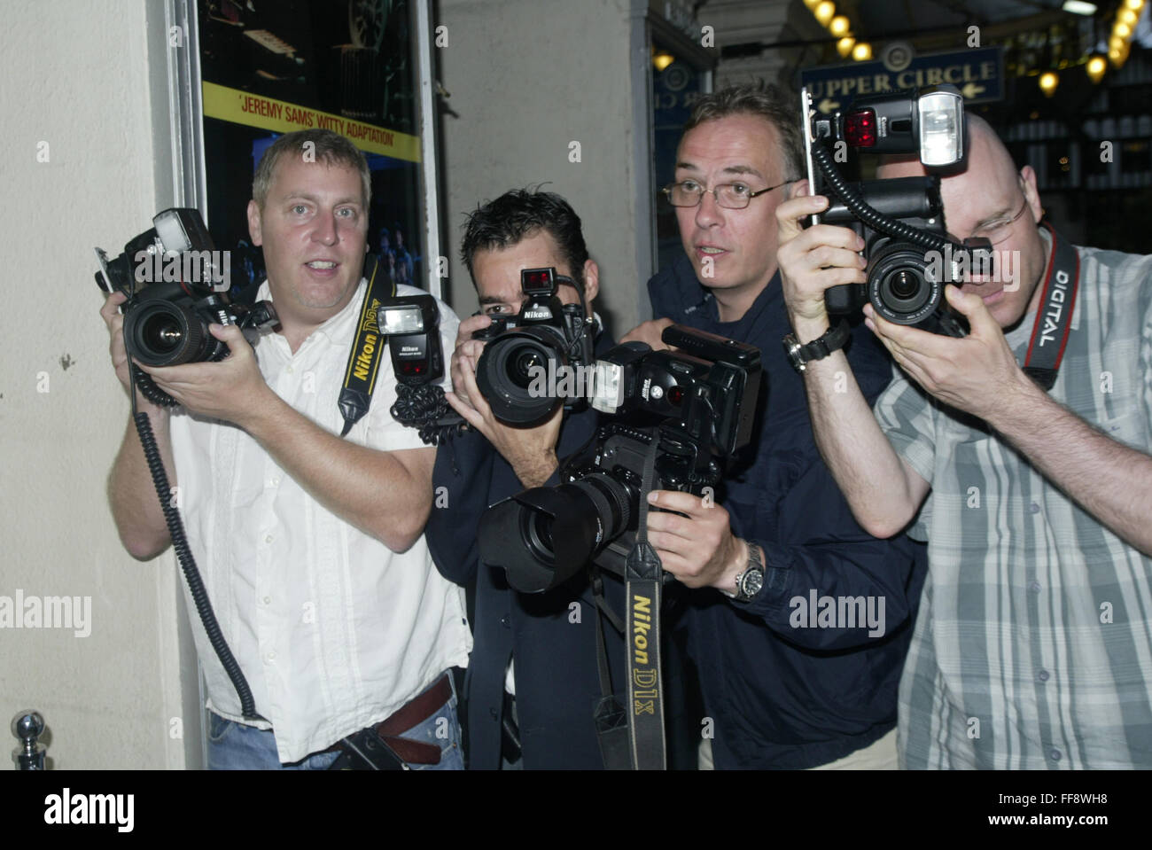Paparazzi Photographers jack Ludlam 2nd from right Stock Photo - Alamy
