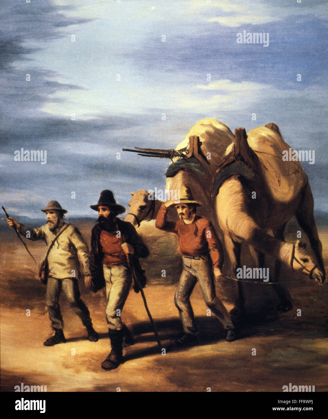 ROBERT O'HARA BURKE /n(1820-1861). Irish explorer. Burke, William John ...