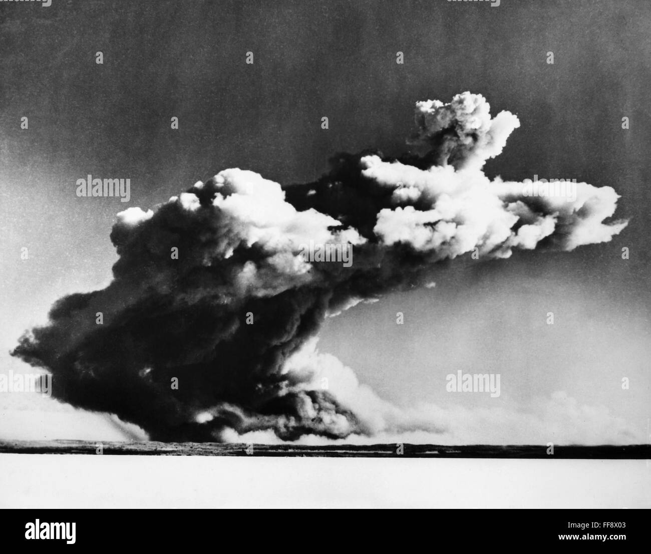 ATOMIC BOMB TEST. /nThe explosion from a British atomic bomb in the ...