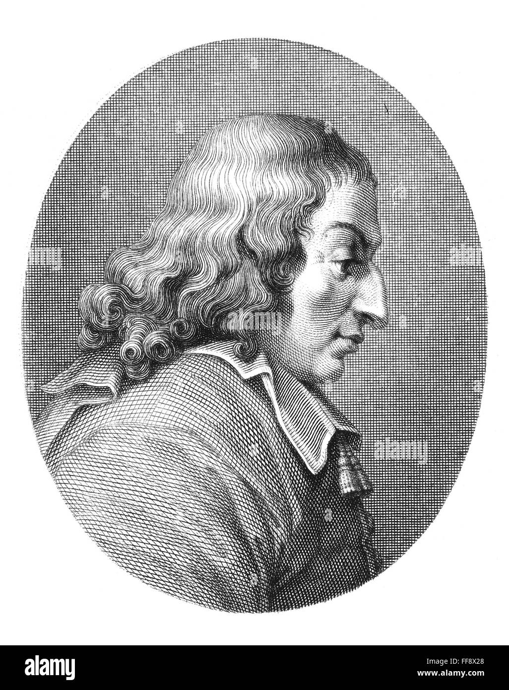 BLAISE PASCAL (1623-1662). /nFrench scientist and philosopher. Line ...