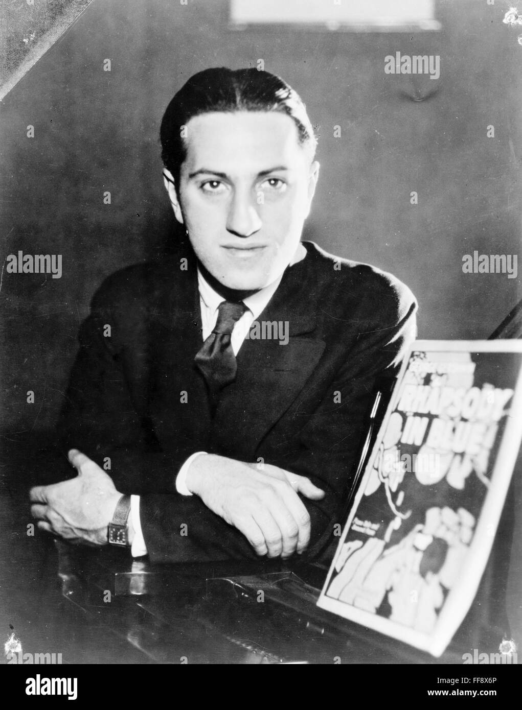 GEORGE GERSHWIN. /n(1898-1937). American composer. Photographed in 1924 ...