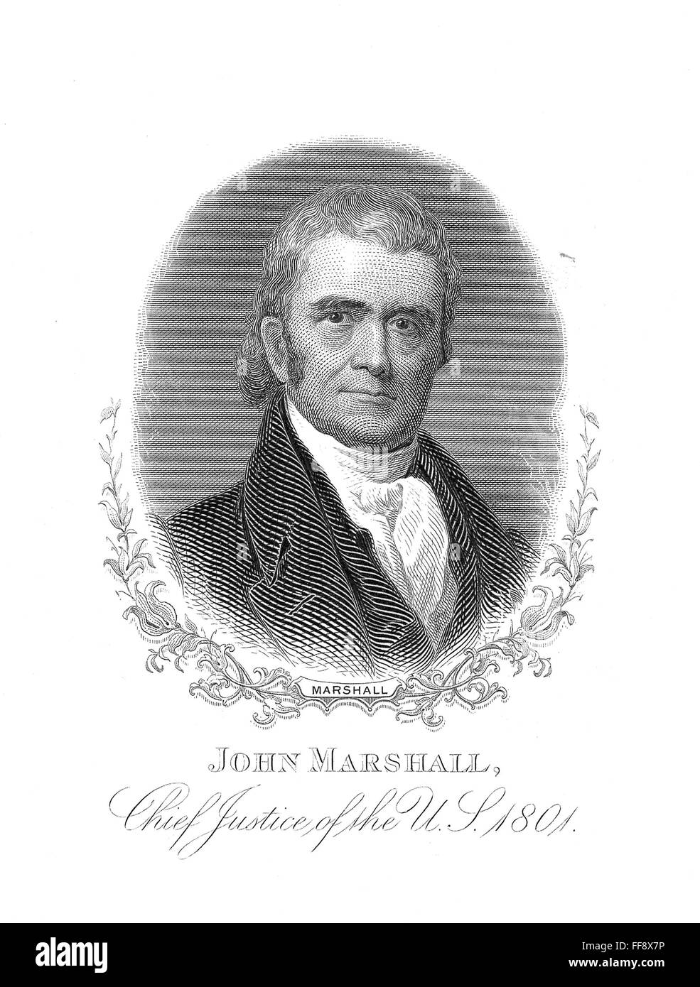 JOHN MARSHALL (1755-1835). /nChief Justice of the United States Supreme ...