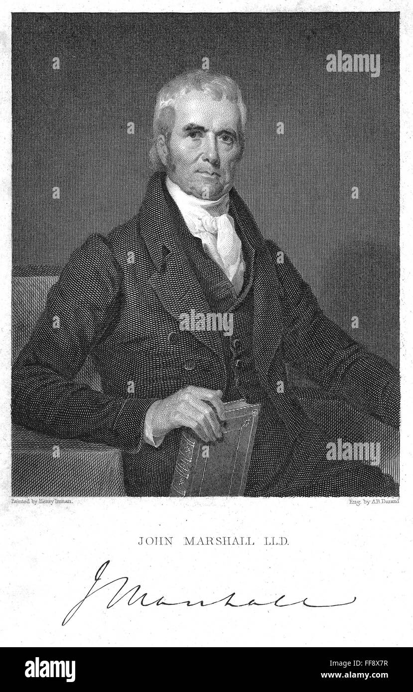 JOHN MARSHALL (1755-1835). /nChief Justice of the United States Supreme ...