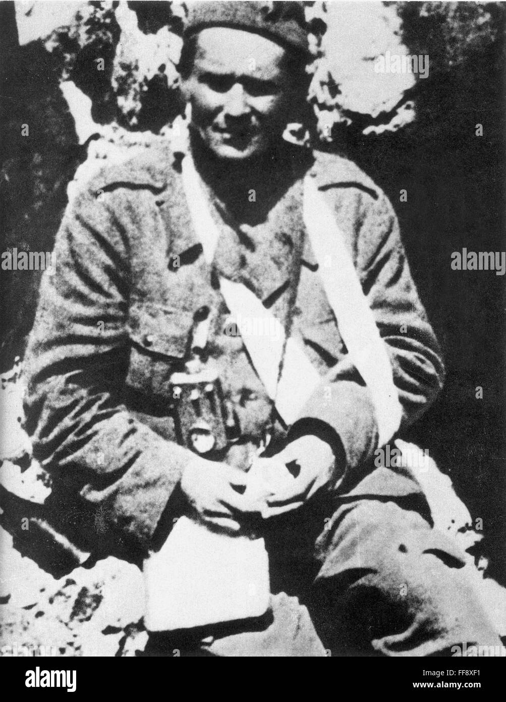 JOSIP BROZ TITO (1892-1980). /nYugoslav statesman. Tito, while leader ...