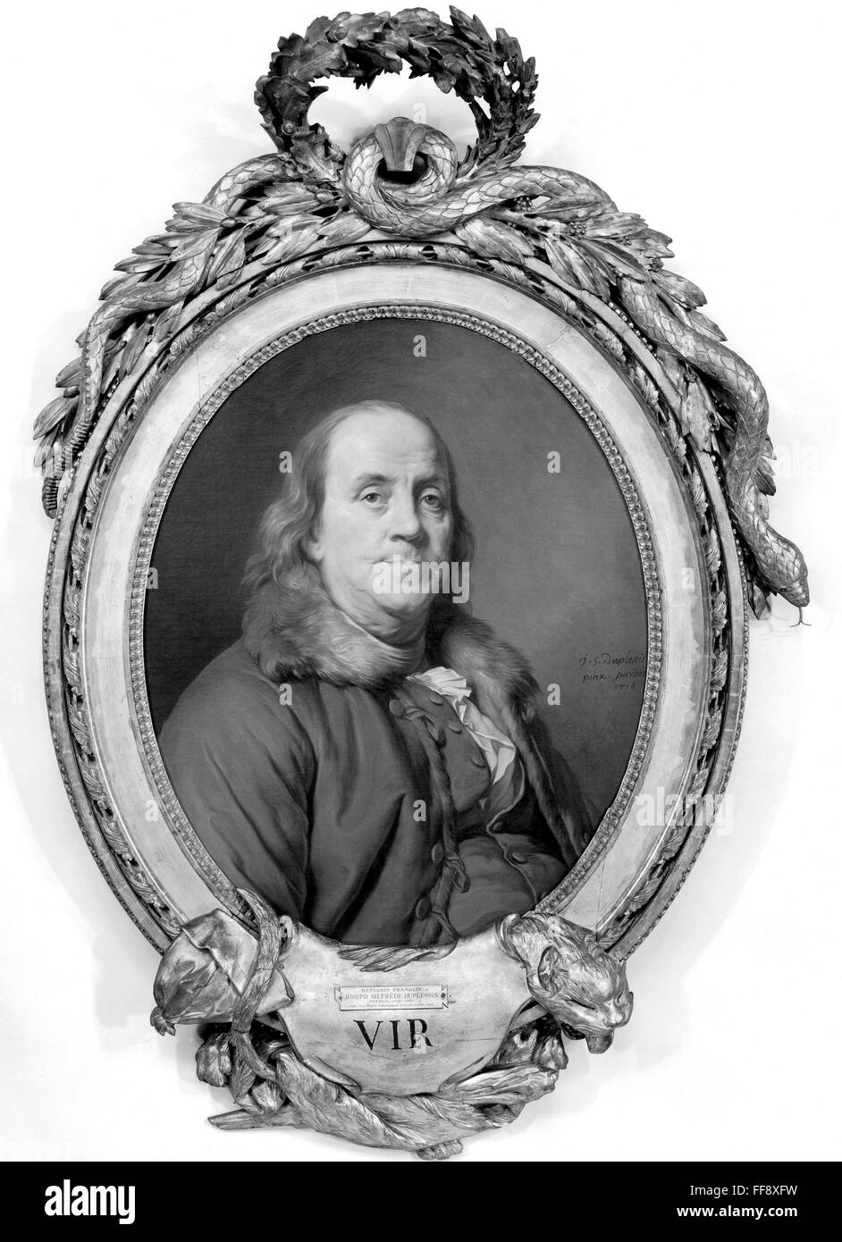 BENJAMIN FRANKLIN (1706-1790). /nAmerican printer, publisher, scientist ...