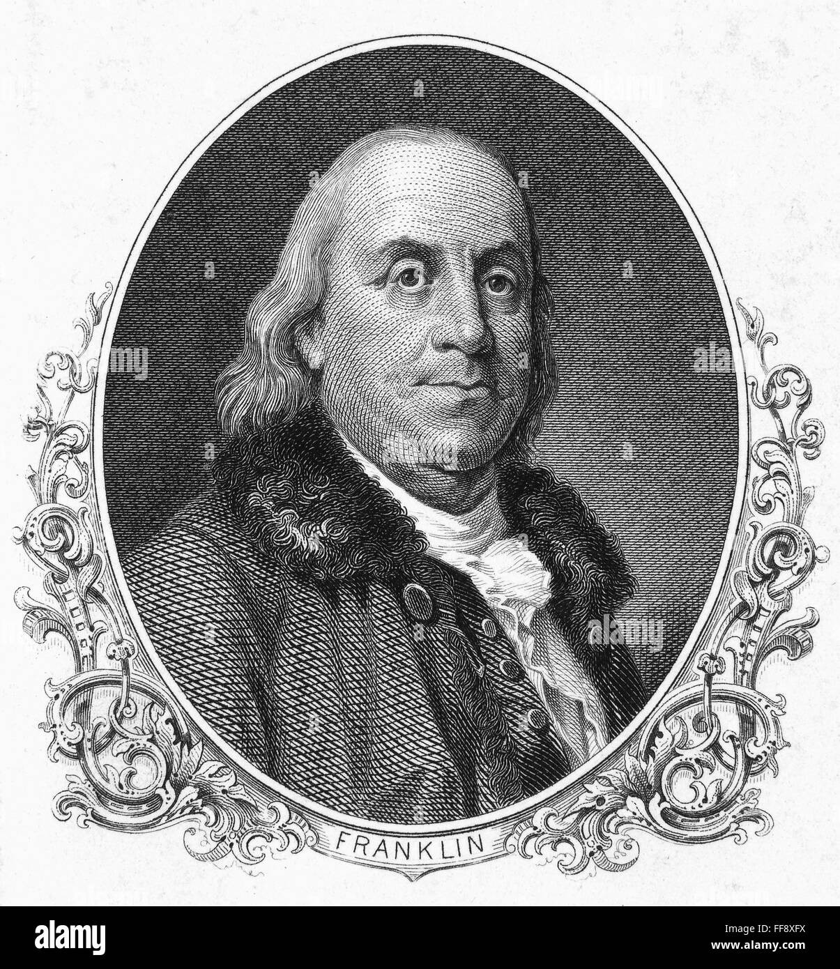 BENJAMIN FRANKLIN (1706-1790). /nAmerican printer, publisher, scientist ...