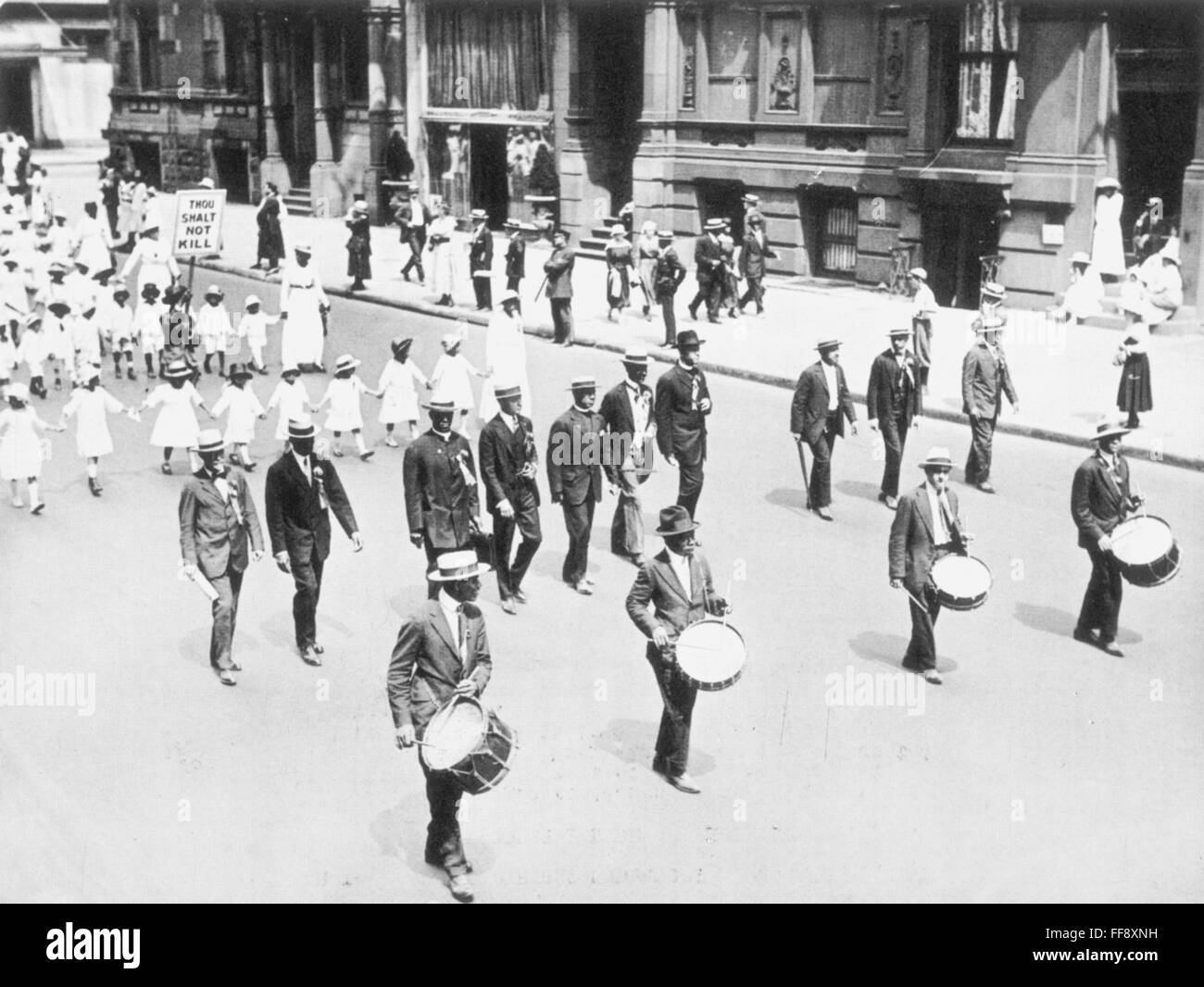 NAACP PARADE, NYC, 1917. /nThe Silent Protest Parade, sponsored by the ...