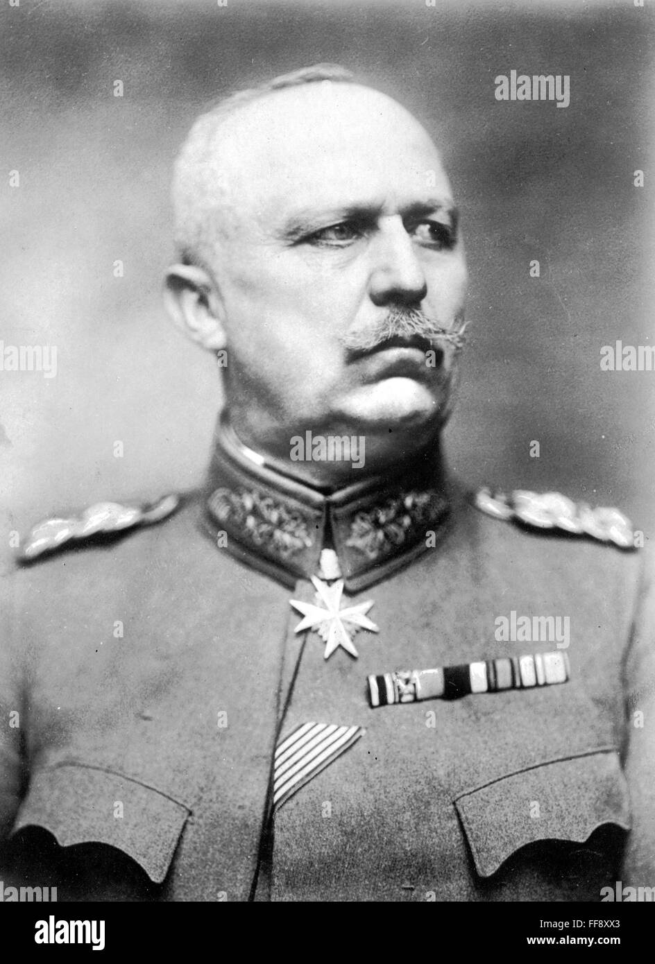 ERICH F.W. LUDENDORFF /n(1865-1937). German general and politician ...