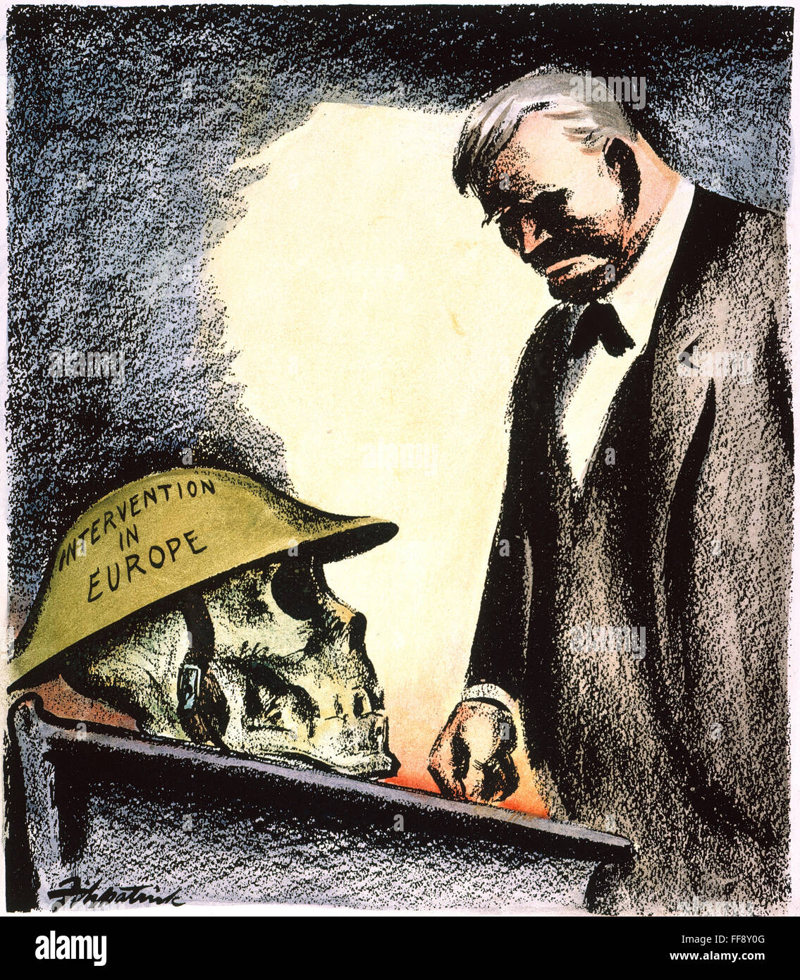 CARTOON: U.S. INTERVENTION. /nProblem before the Congress: American ...