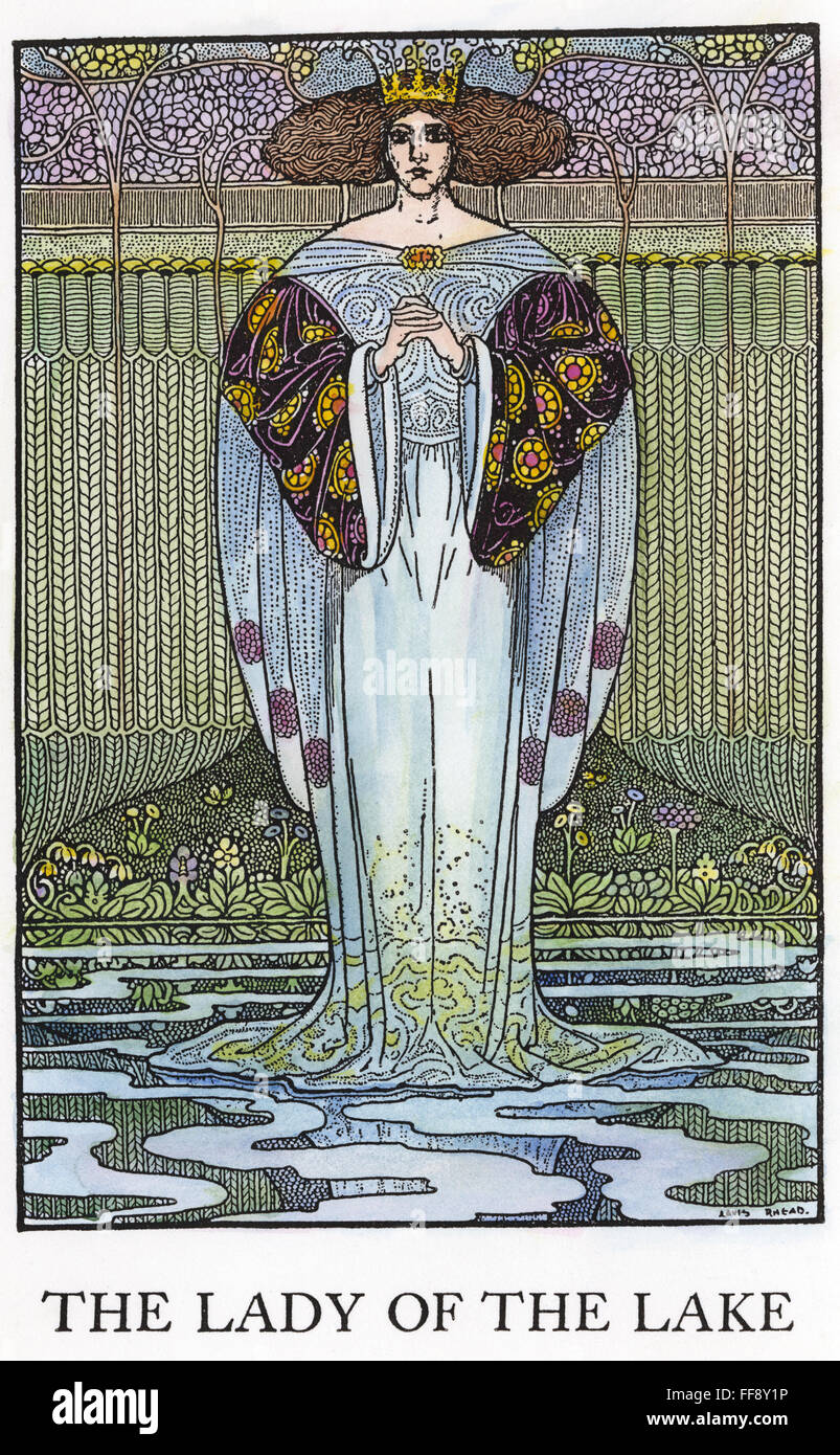 LADY OF THE LAKE, 1923. /nIllustration by Louis Rhead (1857-1926) for ...