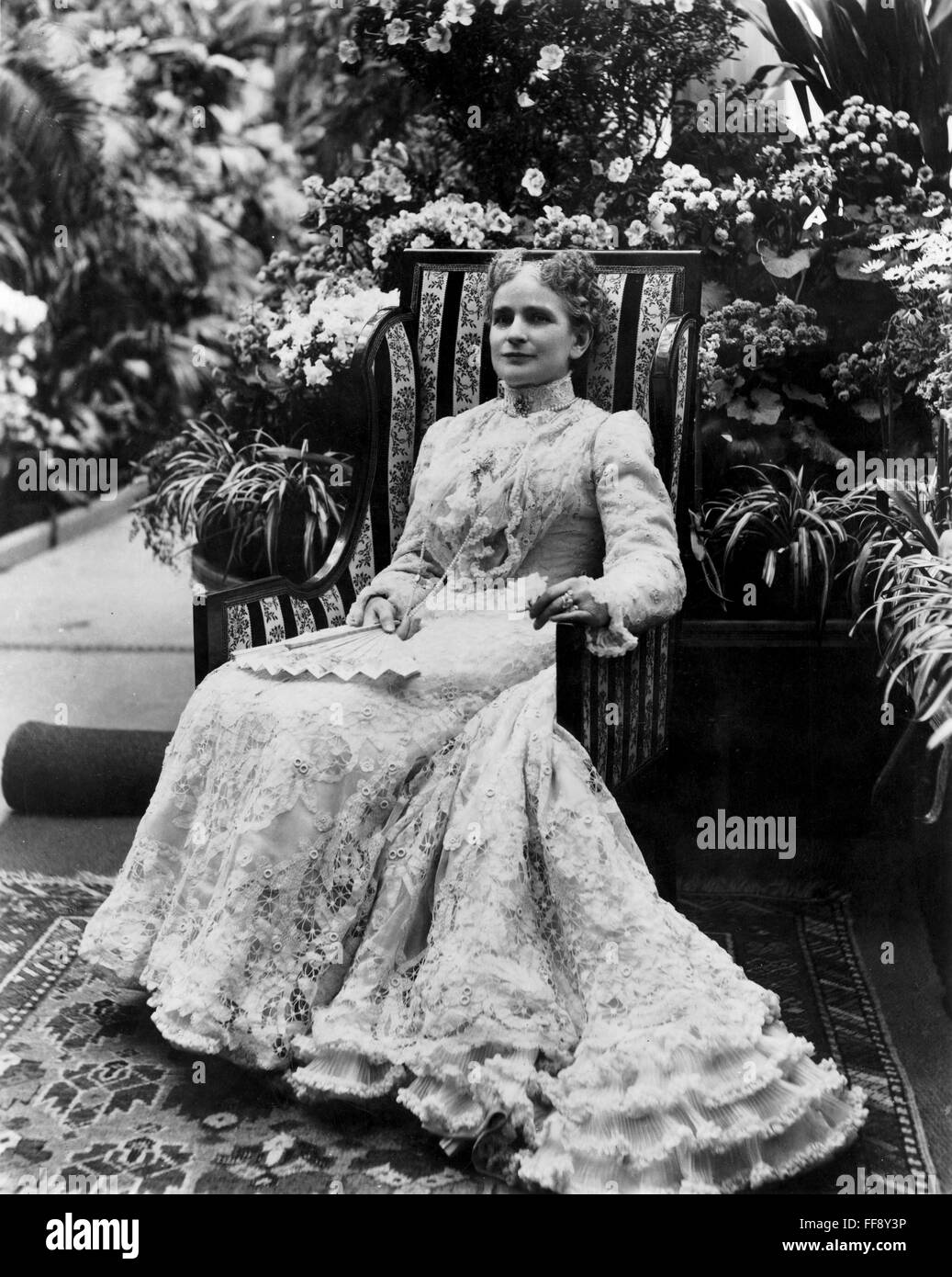 IDA McKINLEY (1847-1907). /nMrs. William McKinley. Photographed in the ...