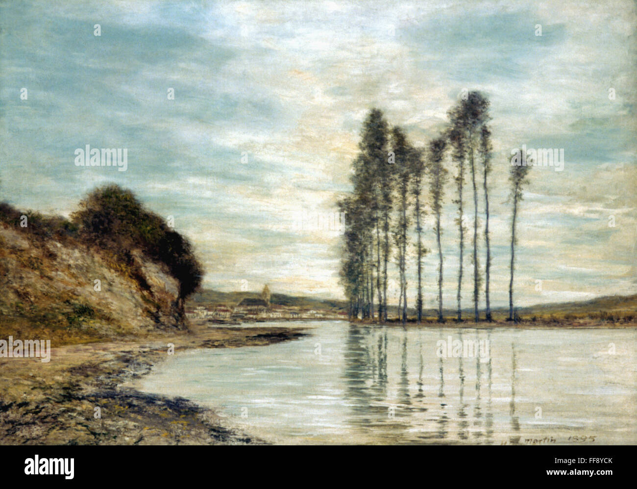 MARTIN: SEINE VIEW, 1895. /nHomer Dodge Martin: Harp of the Winds/View ...