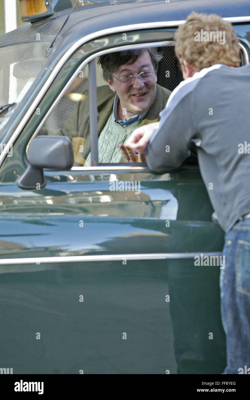 Stephen Fry in His British Black Taxi islington exmouth Market 5 pics ...