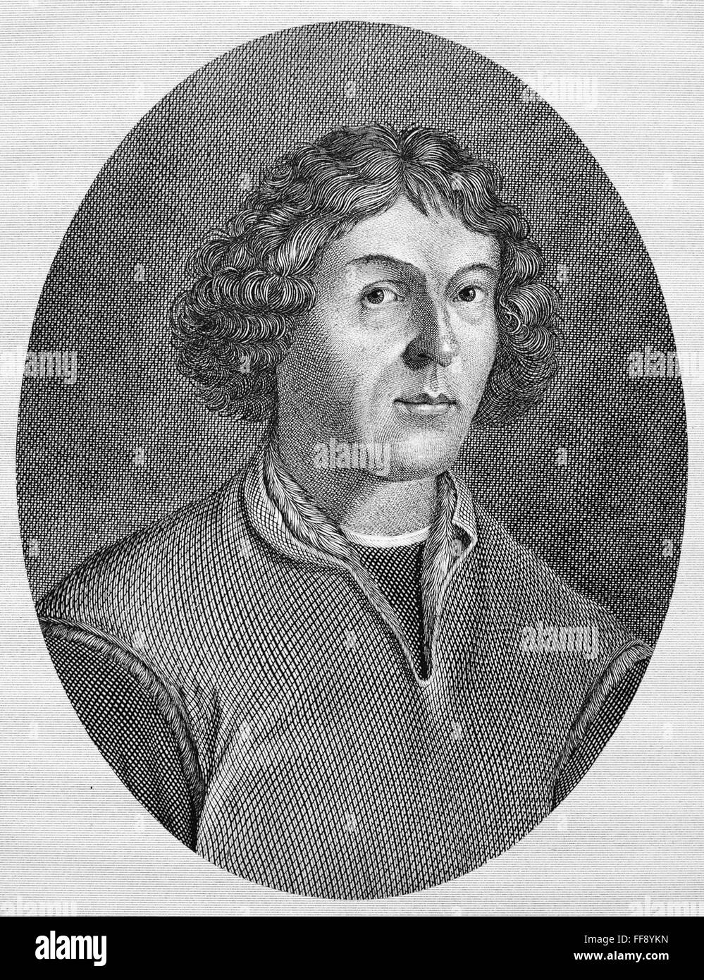 NICOLAUS COPERNICUS /n(1473-1543). Polish astronomer. Line engraving ...