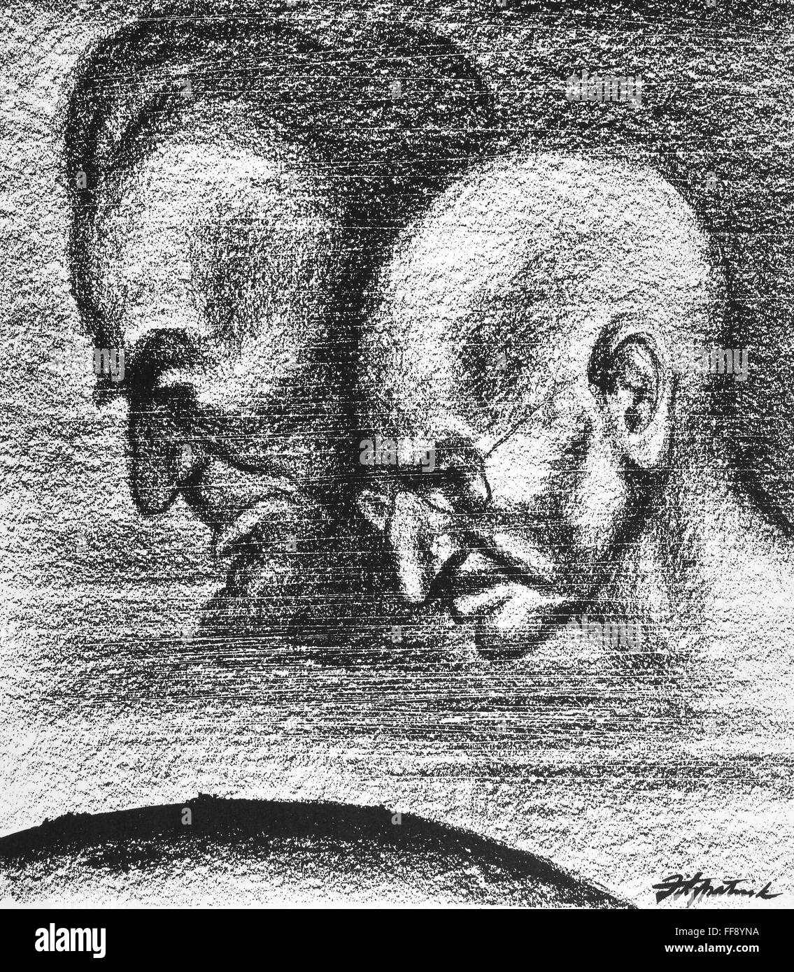 FITZPATRICK: MARTYRS, 1948. /n'Martyrs of Humanity.' American cartoon ...