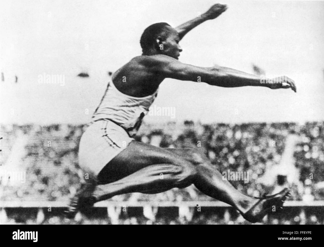 JAMES 'JESSE' OWENS. /n(1913-1980). American athlete. Owens in the ...