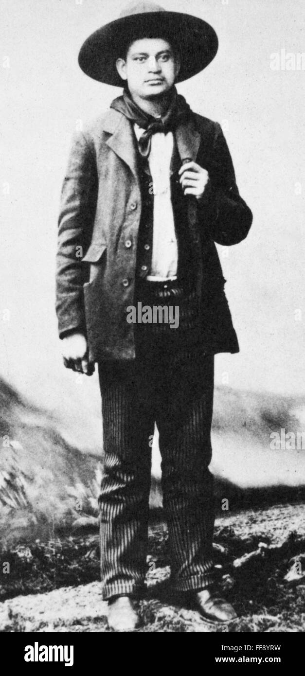 CRAWFORD GOLDSBY /n(1876-1896). Known as 'Cherokee Bill.' American ...