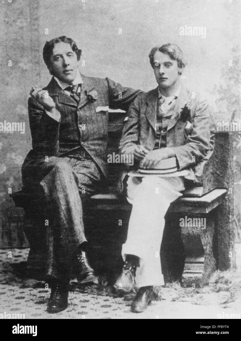 OSCAR WILDE (1854-1900). /nIrish writer and wit. Photographed with Lord ...