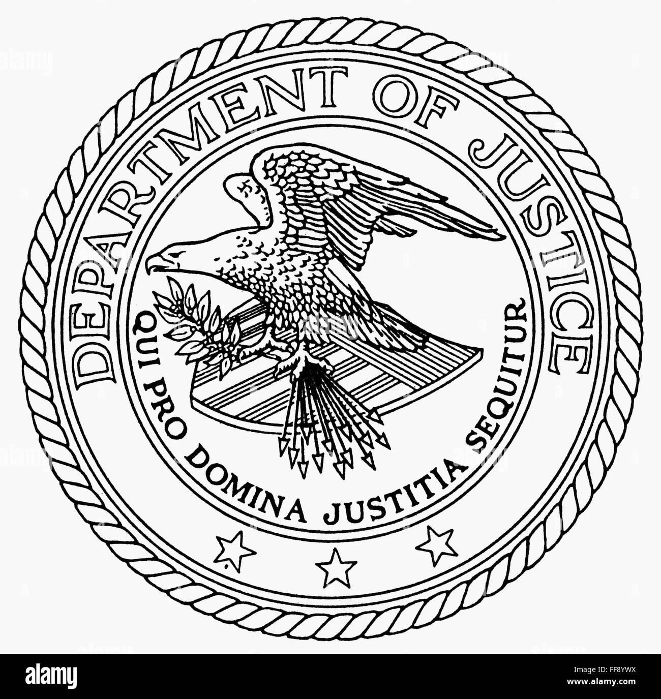 JUSTICE DEPARTMENT SEAL. /nSeal of the U.S. Justice Department. NOTE ...