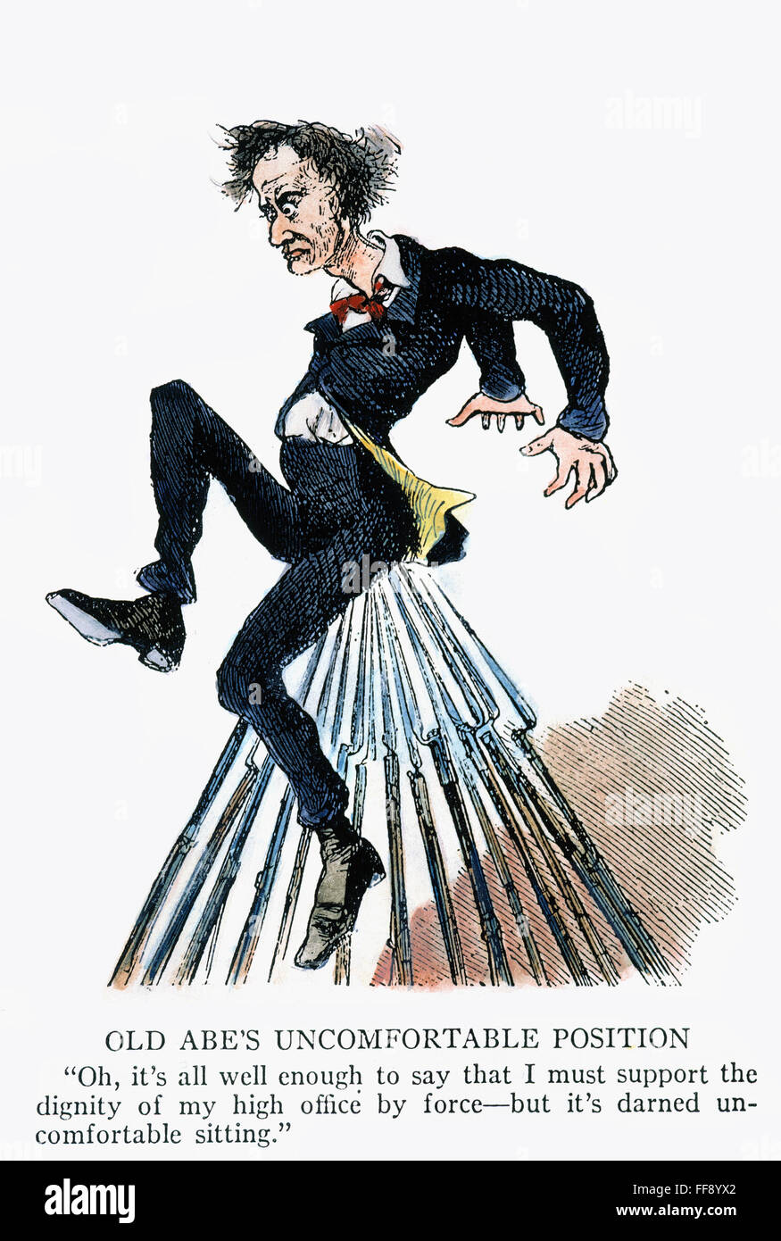 1860 political cartoon Cut Out Stock Images & Pictures - Alamy